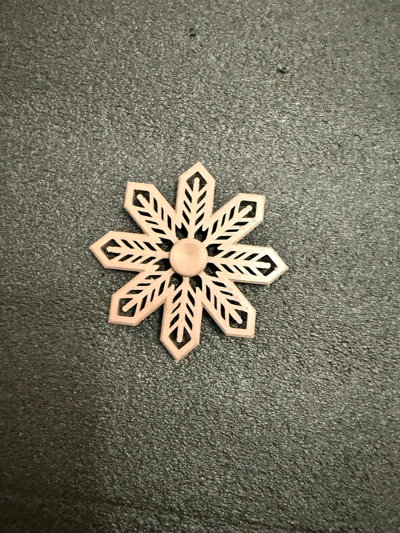 3D Printer Files | 3MF File | Snowflake fidget spinner | Creality Cloud