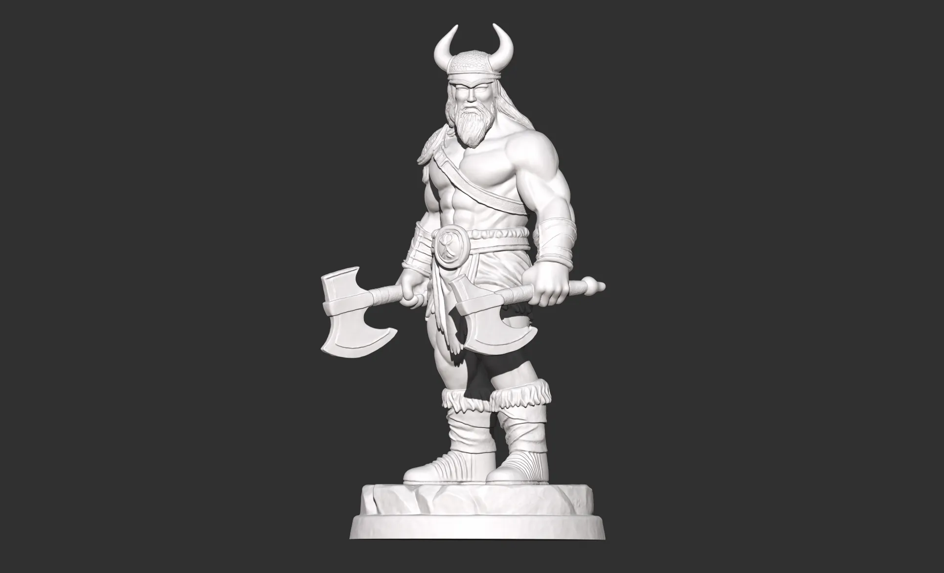 3D Printer Files | 3MF File | Barbarian Warrior | Creality Cloud