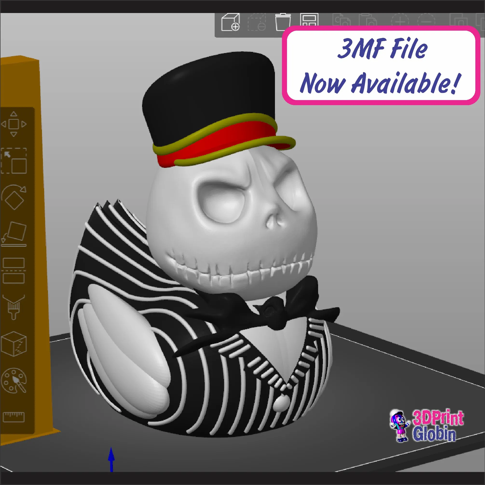 Board Games & Card Games STL Download - jack Skellington pato de Gomaby ...