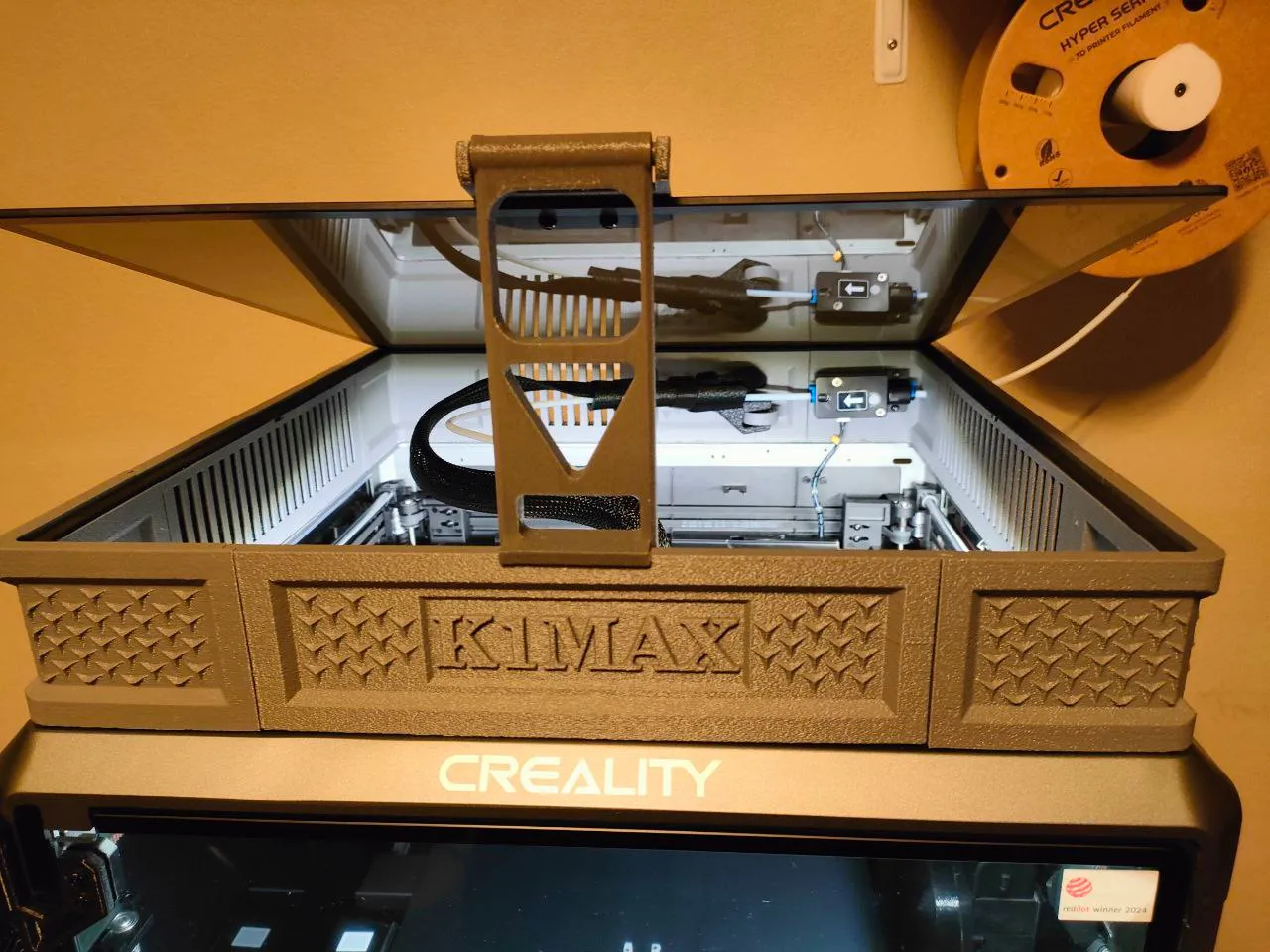 3D Printer Accessories STL Download - Creality K1max top lid riser - Big B