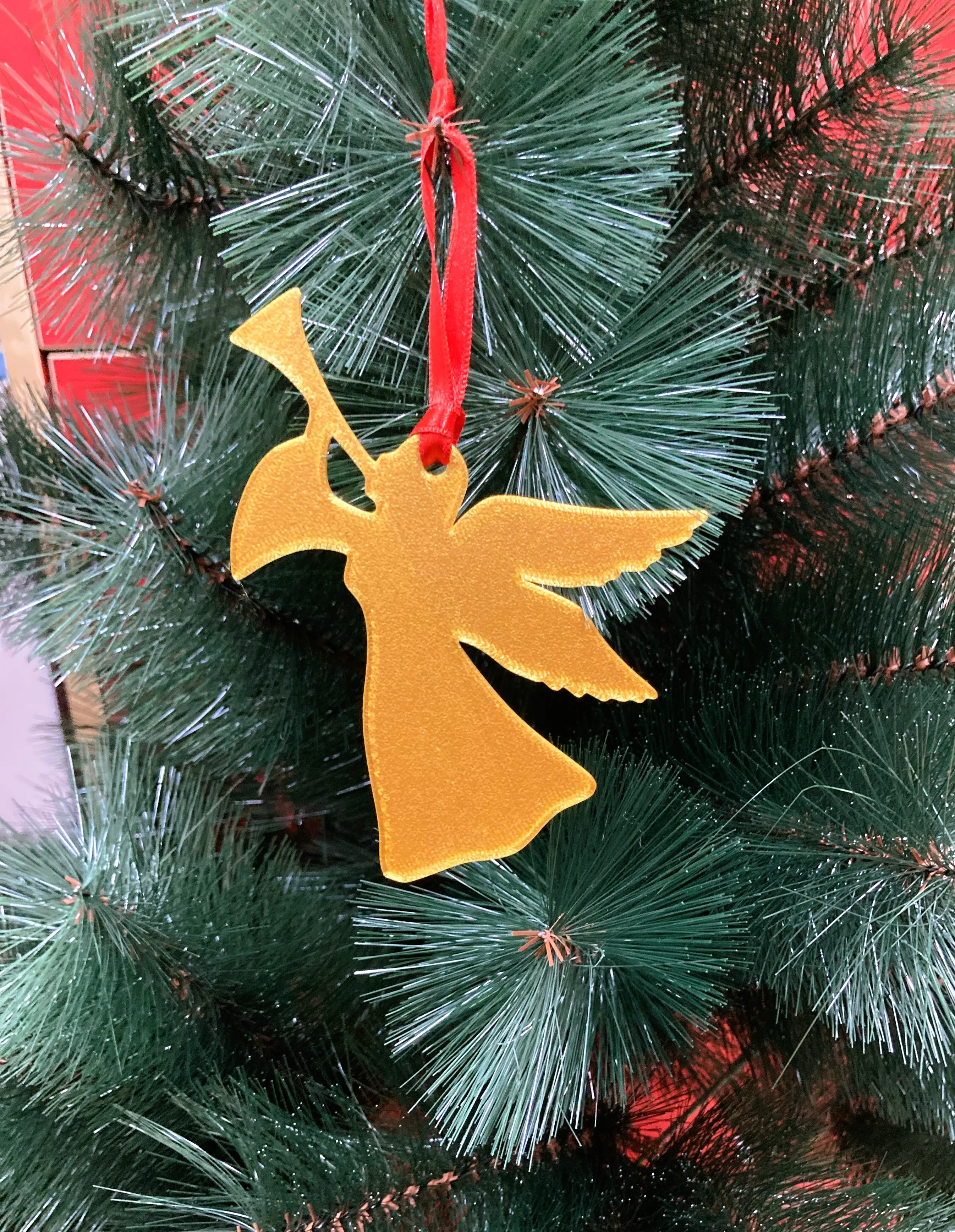 3D Printer Files | 3MF File | Angel Christmas tree ornament | Creality ...