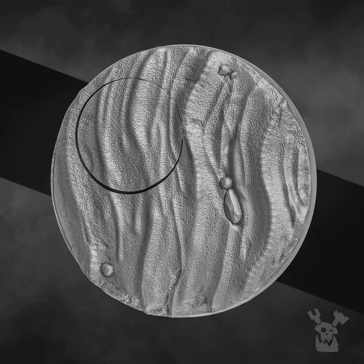 3D Printer Files | 3MF File | Decorative base "Wavy sand" 2 in 1 Set ...