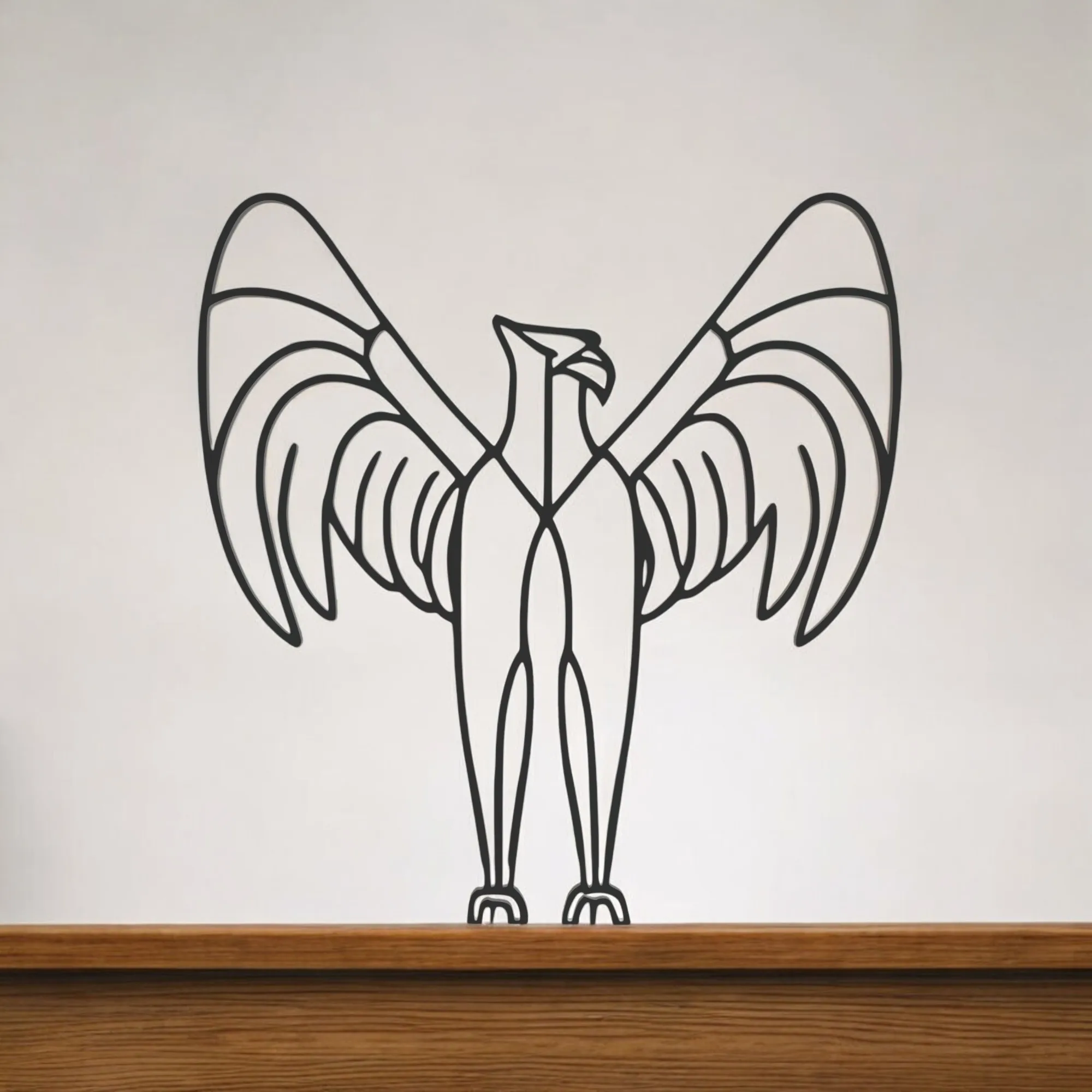 Sculptures & Artworks STL Download - Griffin Line Art - Desktop Line ...