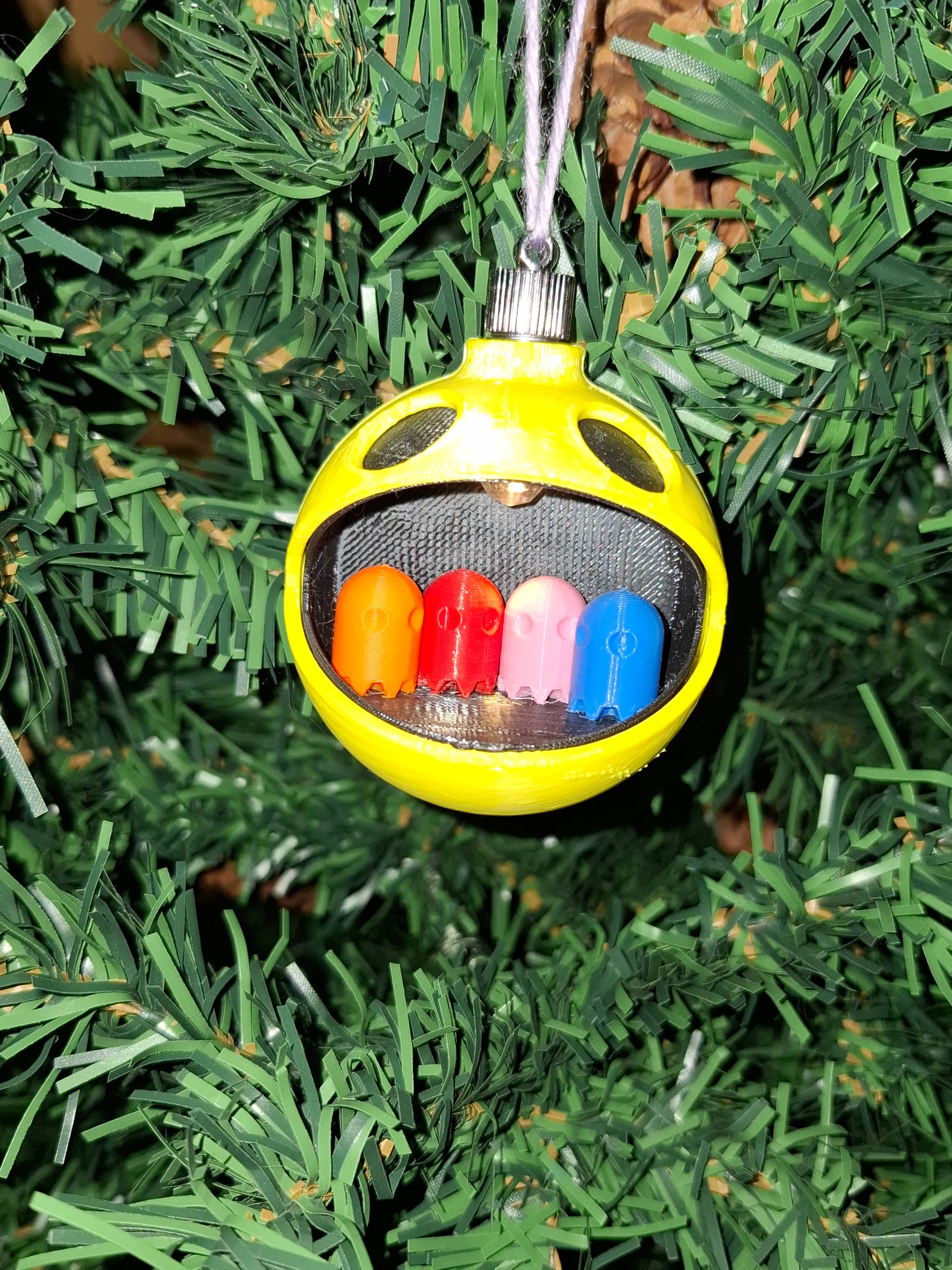 3D Printer Files | 3MF File | Boule de Noel Pacman | Creality Cloud