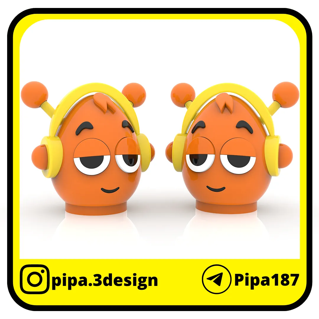 Other STL Download - Naranja Orange Oren Easter Eggby Pipa3D