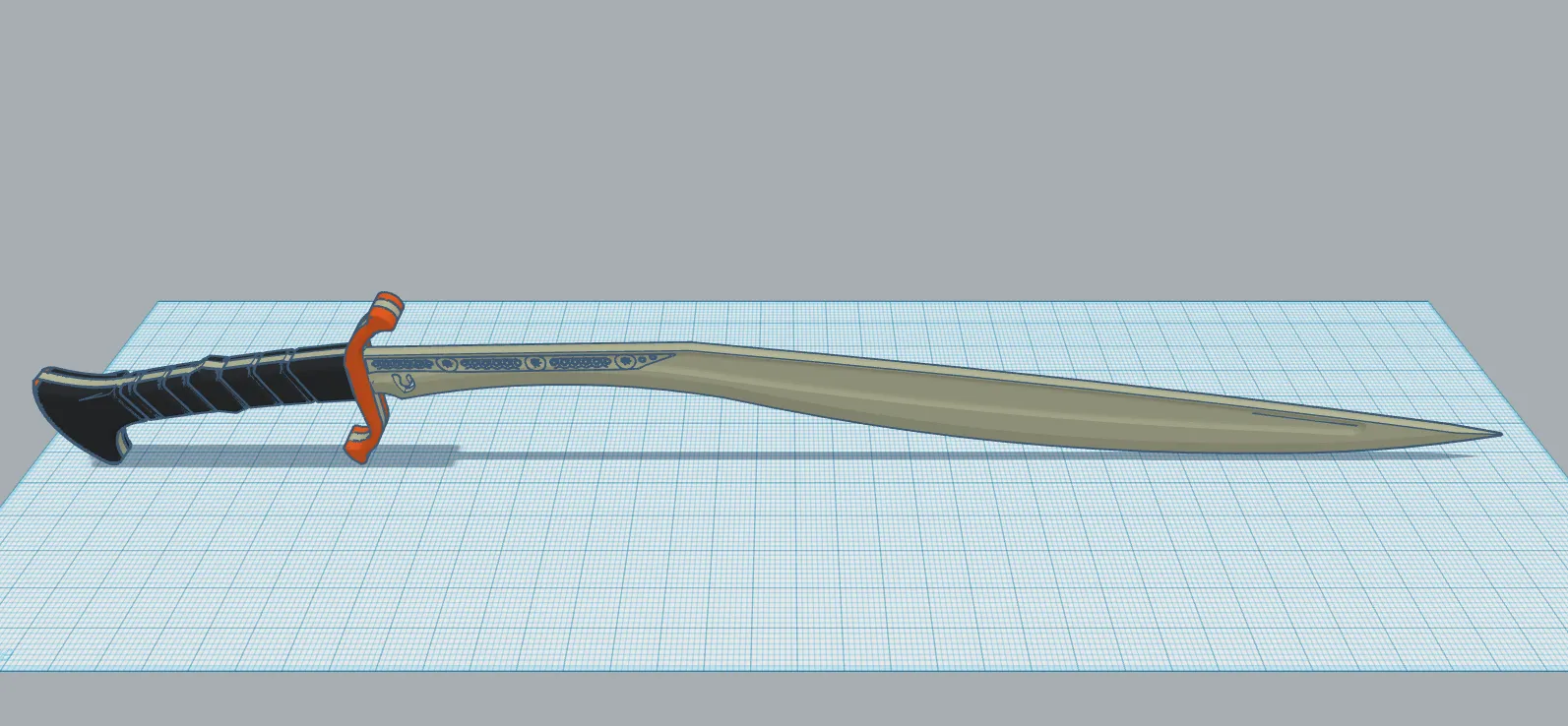 28 Inch Chitlangi Talwar Sword | 3D models download | Creality Cloud