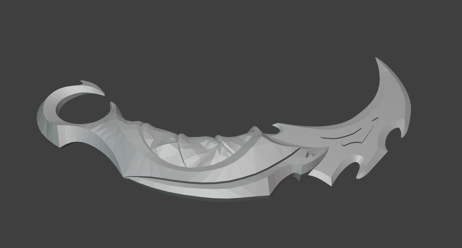 Valorant Reaver Karambit | 3D models download | Creality Cloud
