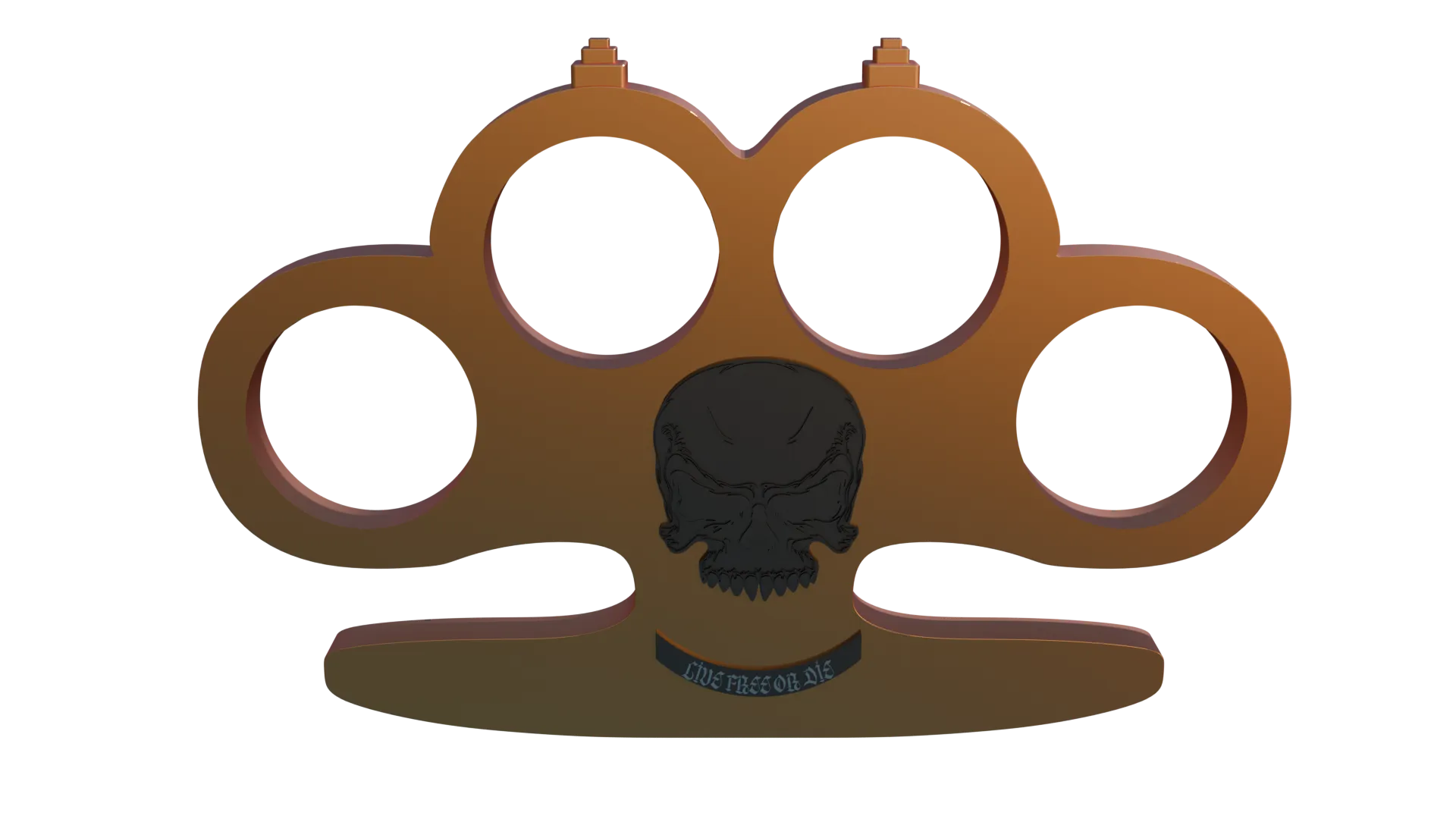 3D Printer Files | 3MF File | Brass knuckles (tipped) | Creality Cloud