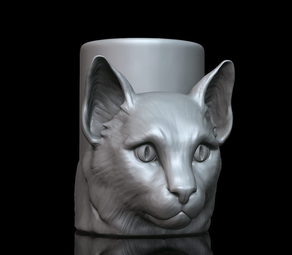 Cat cup | 3D models download | Creality Cloud