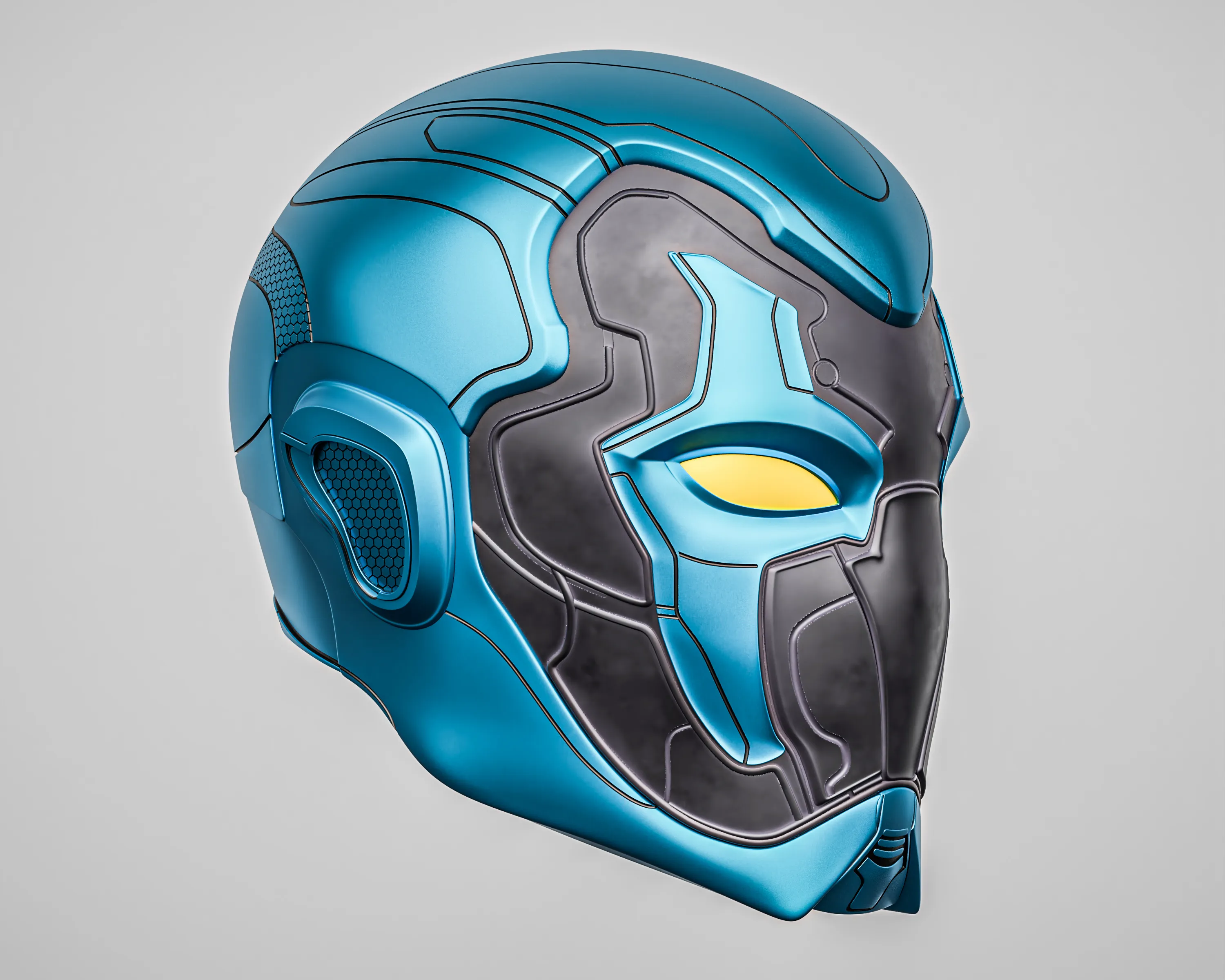 Cosplay STL Download - Blue Beetle Helmet - 3D Printable STL Modelby ...