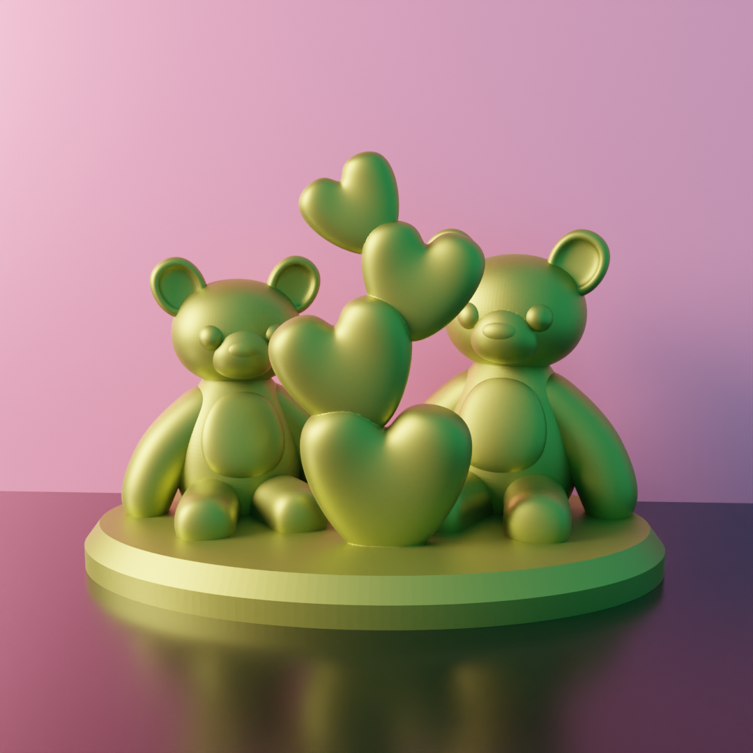 love teddy bears | 3D modeller indir | Creality Bulutu