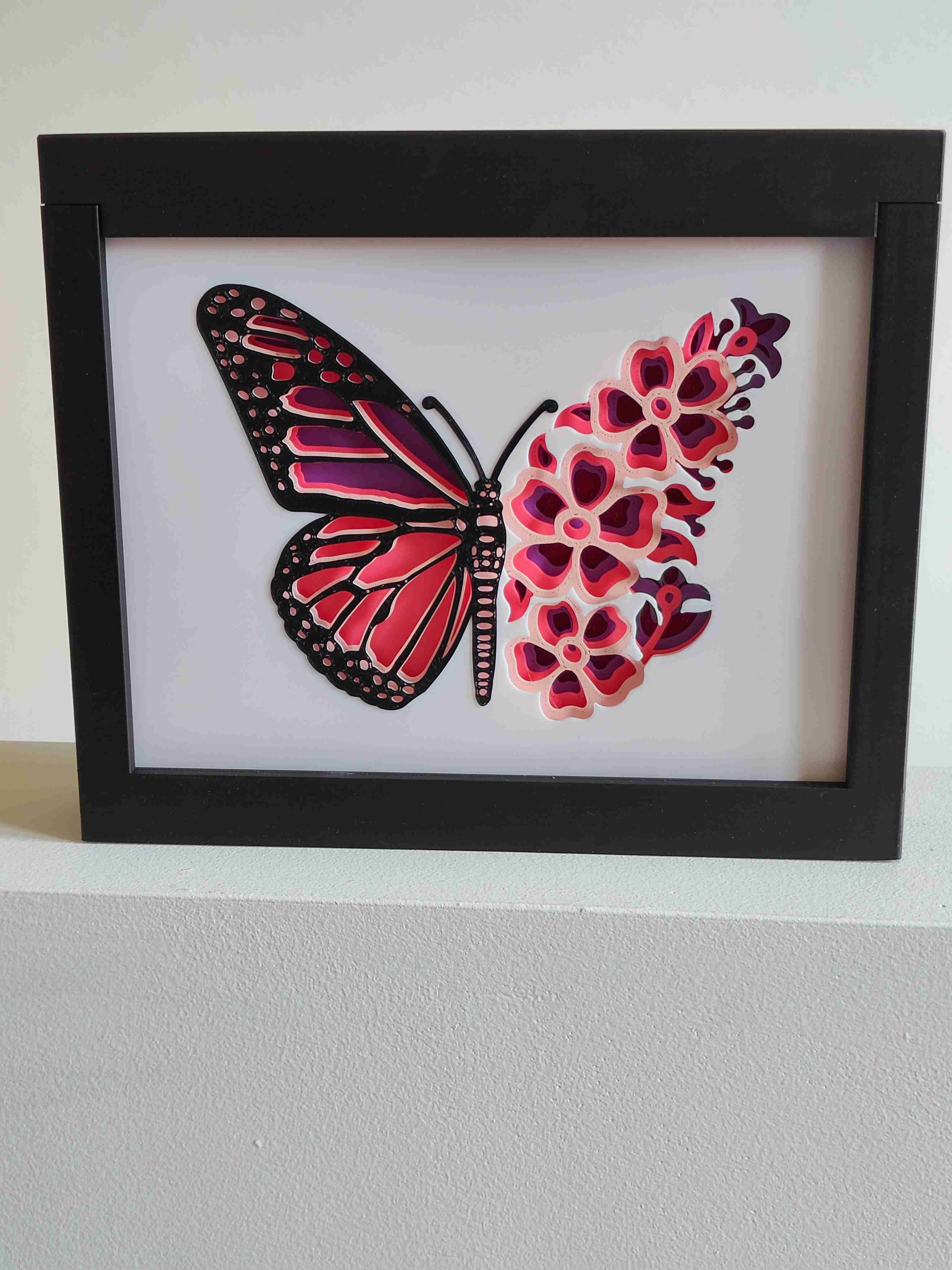 Butterfly Shadow Box | 3D models download | Creality Cloud