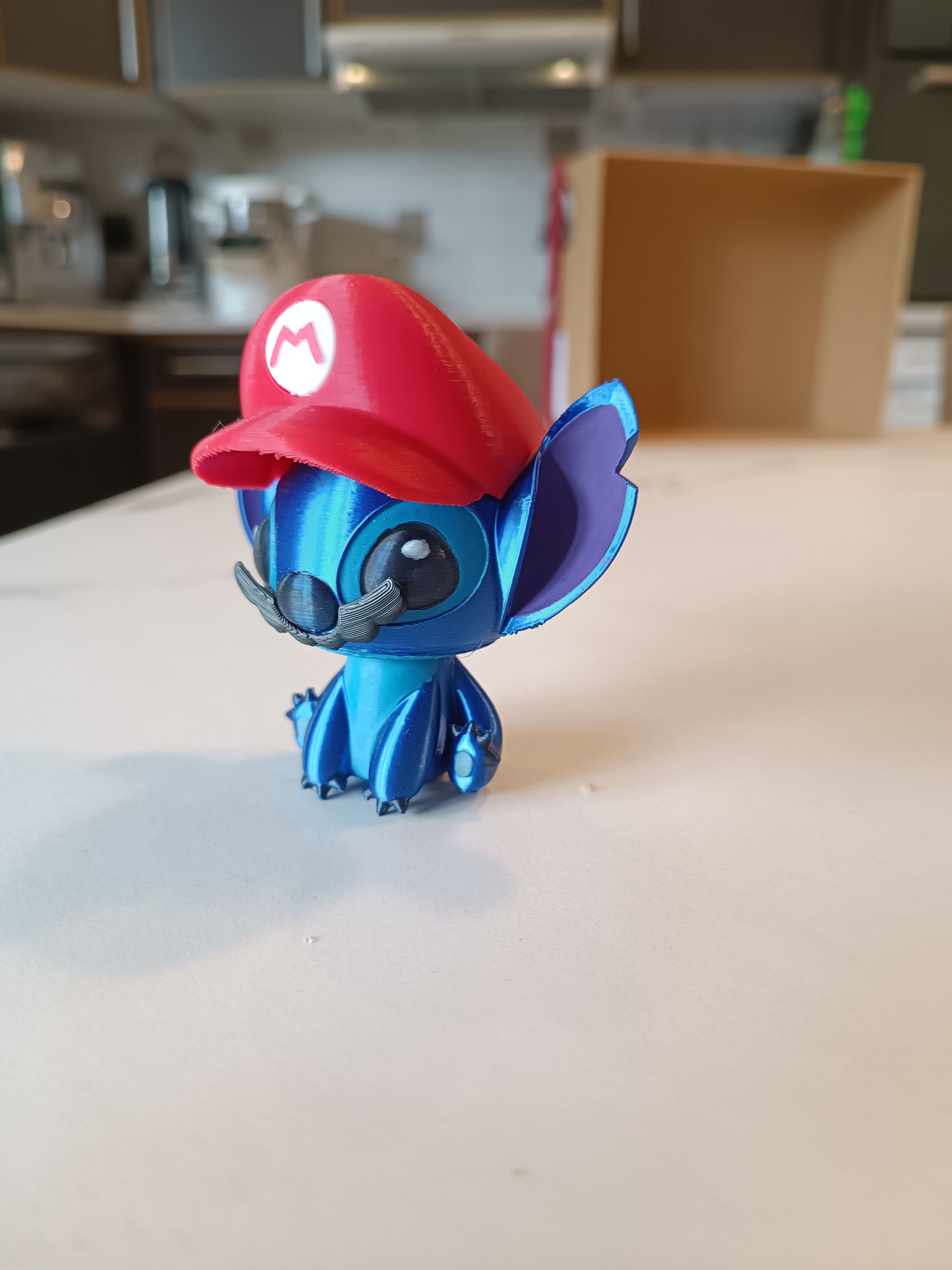 STITCH DISGUISED AS MARIO | 3D models download | Creality Cloud