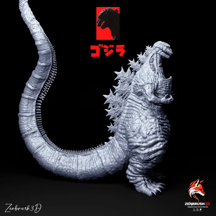 Characters & Creatures STL Download - SHIN GODZILLA 3D PRINTINGby ...