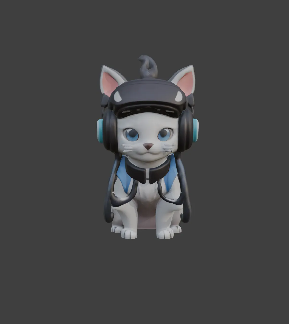 Other STL Download - VR Cat Empty insideby CrealiTale design