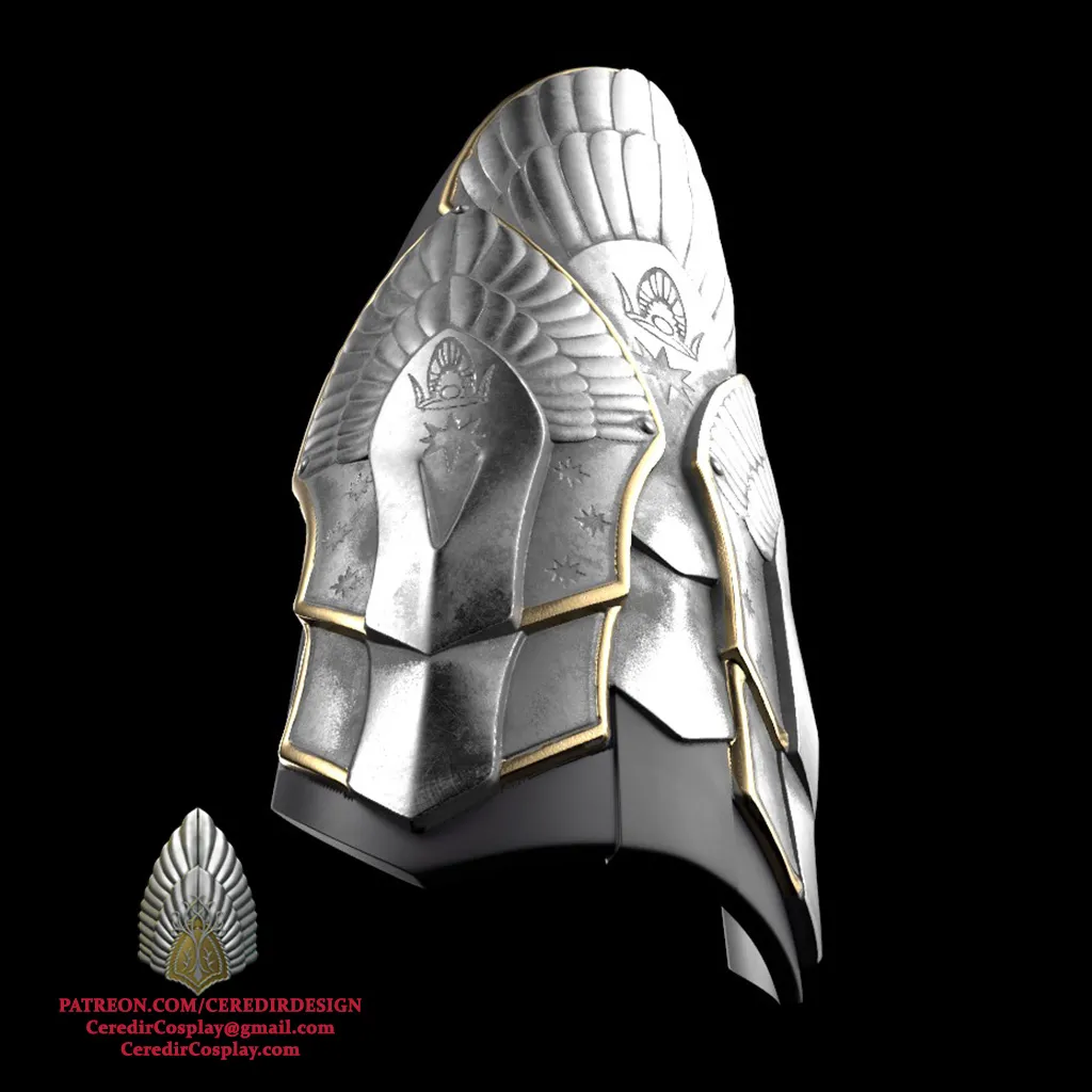 Cosplay STL Download - King Elessar Ararorn greaves lord of the rings 3D DIGITAL DOby CeredirDesign