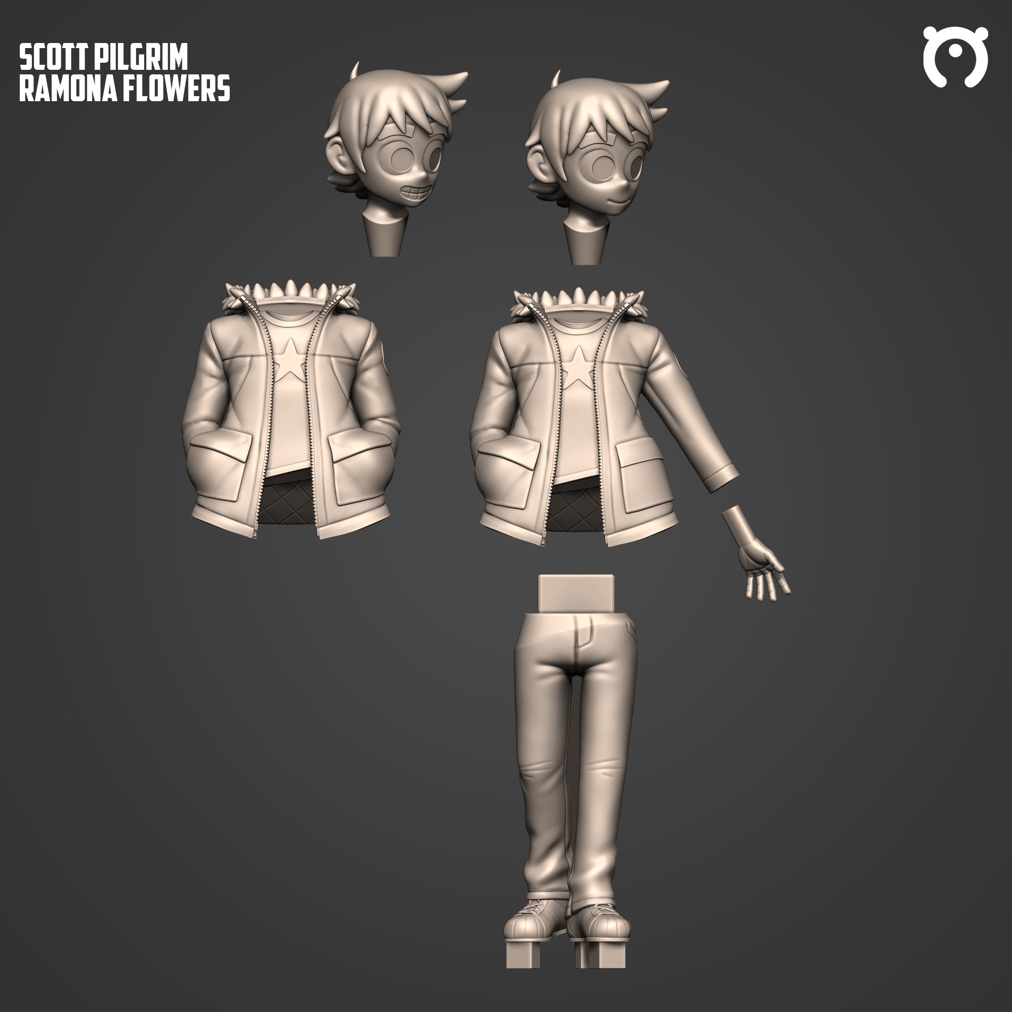 Scott Pilgrim | 3D models download | Creality Cloud