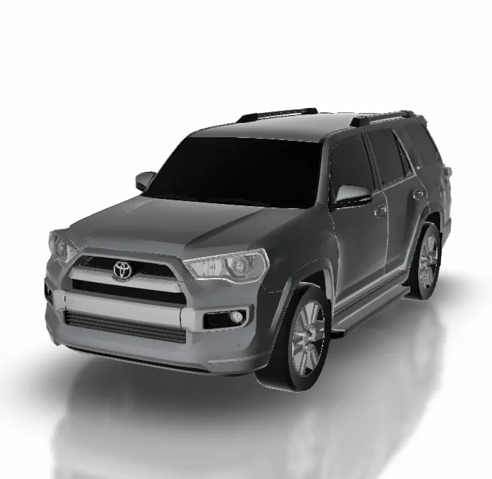 Vehicles & Machinery STL Download - Toyota 4Runner 2015by 3DCARSALON
