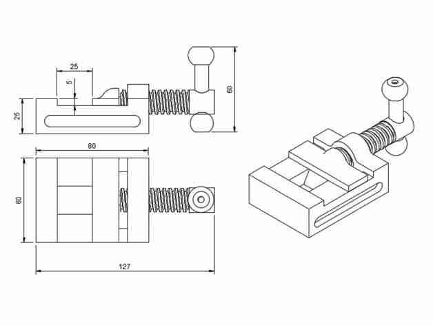 small vice/clamp | 3D models download | Creality Cloud