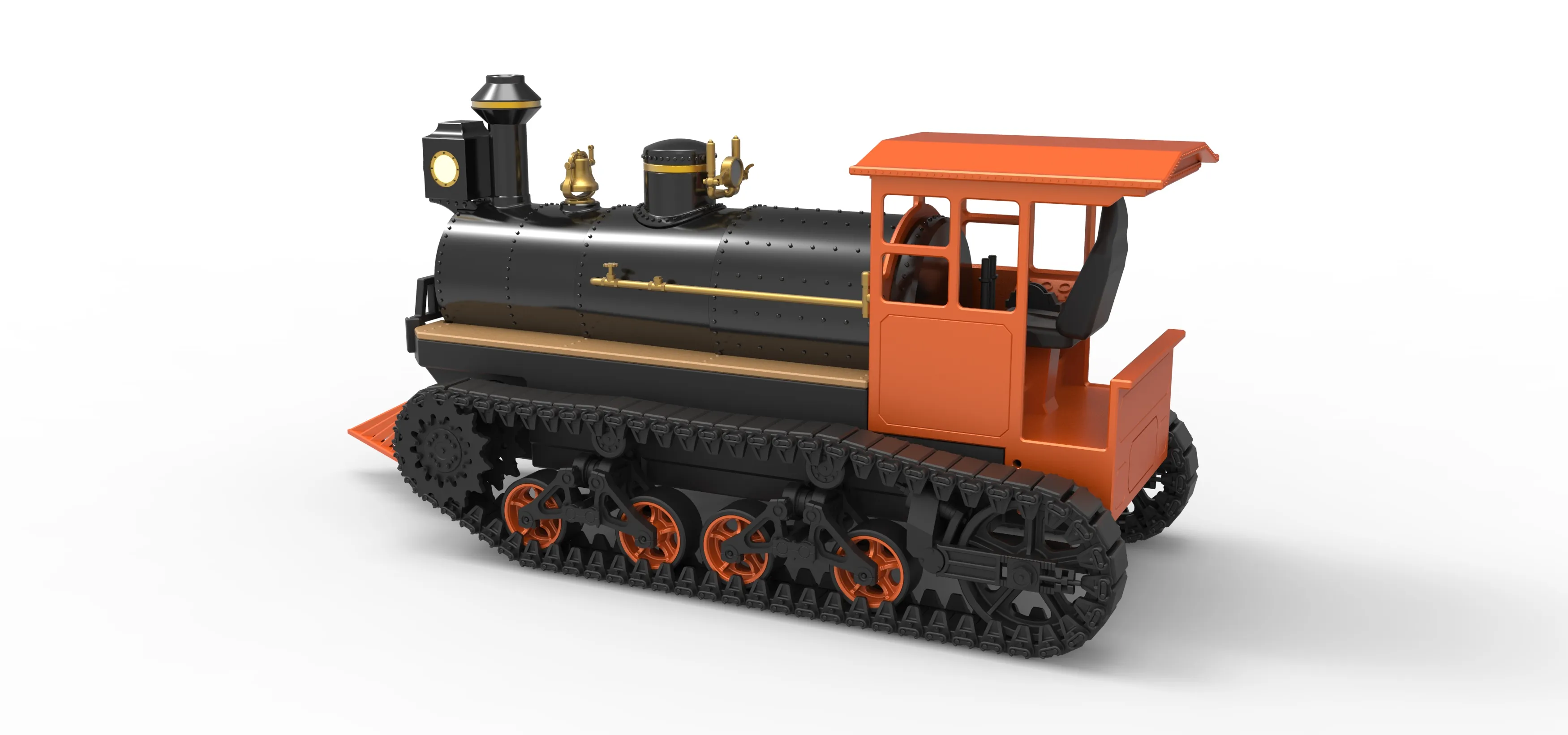 Vintage Monster tank Version 4 Scale 1:25 | 3D models download ...