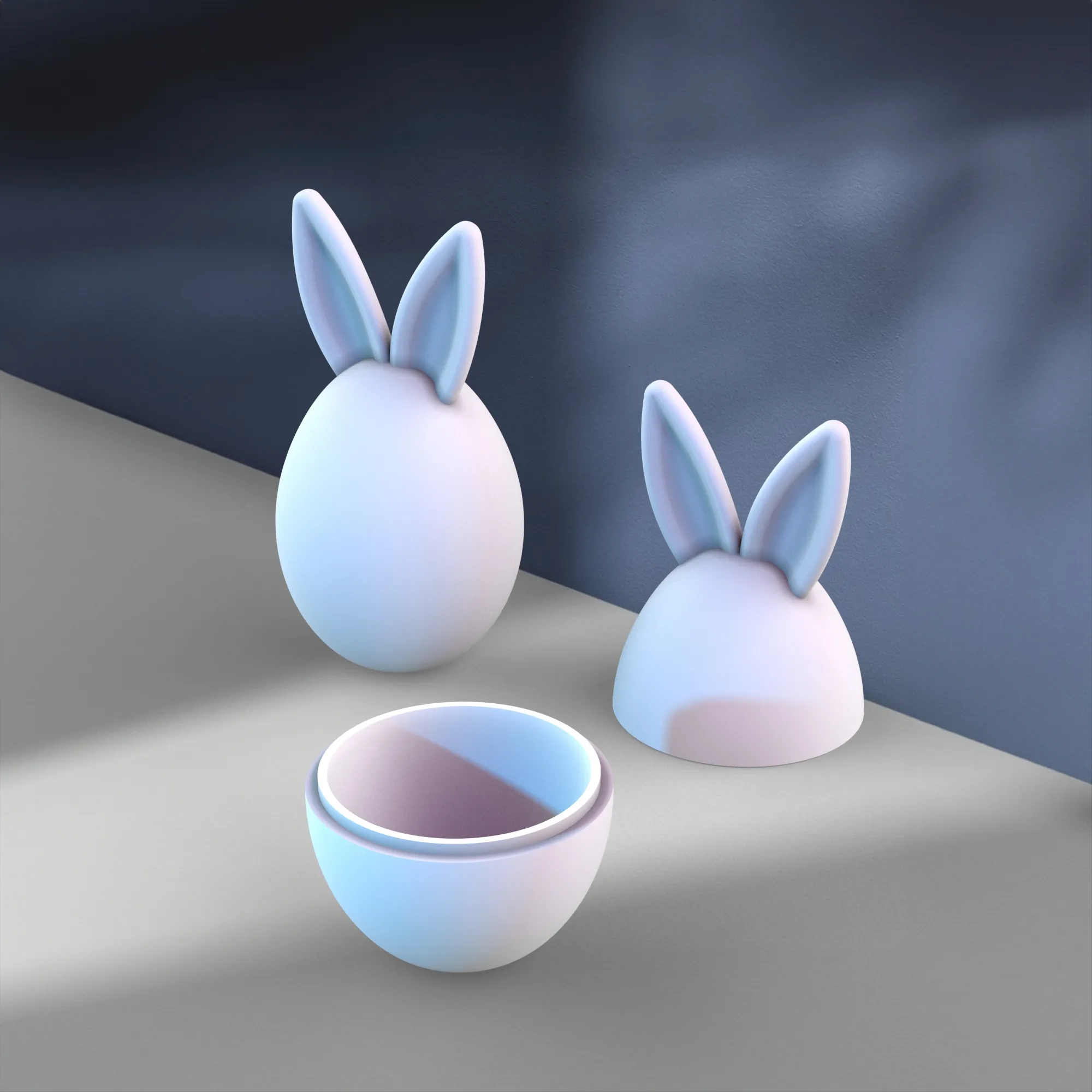 Other STL Descarga - 3D Easter Bunny Box & Decor, Easter Egg Gifts ...