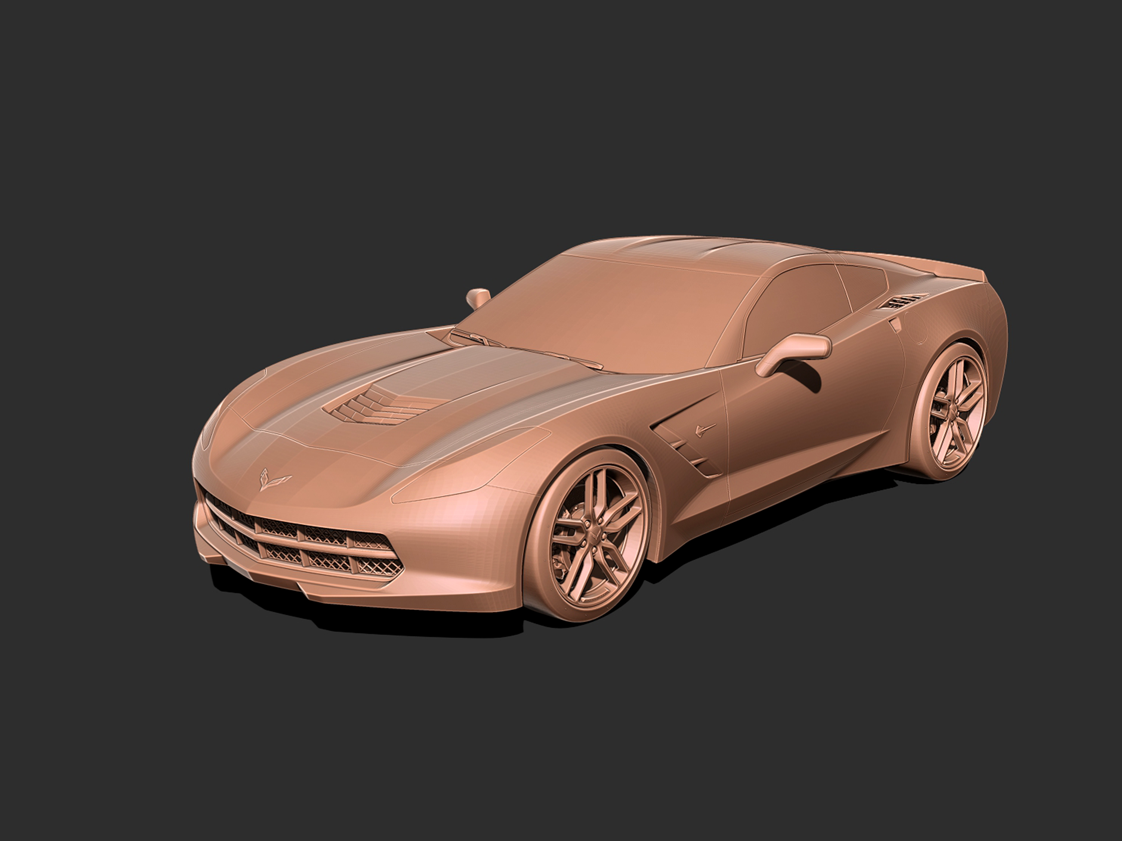 Chevrolet Corvette C7 3d Print model | 3D models download | Creality Cloud