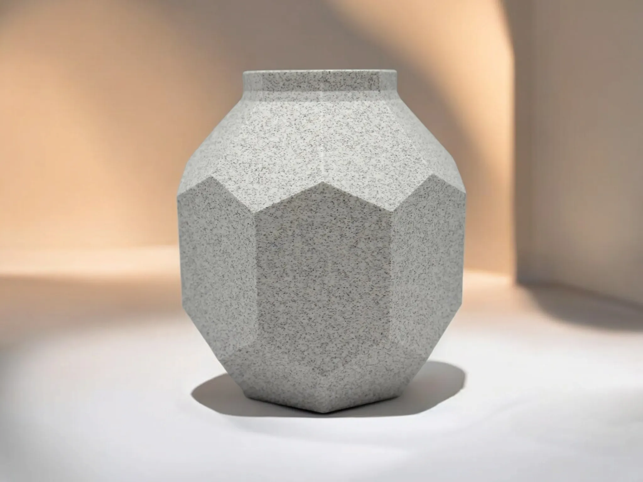Modern Octagonal Design Vase – Chic Geometric Accent | 3D models ...