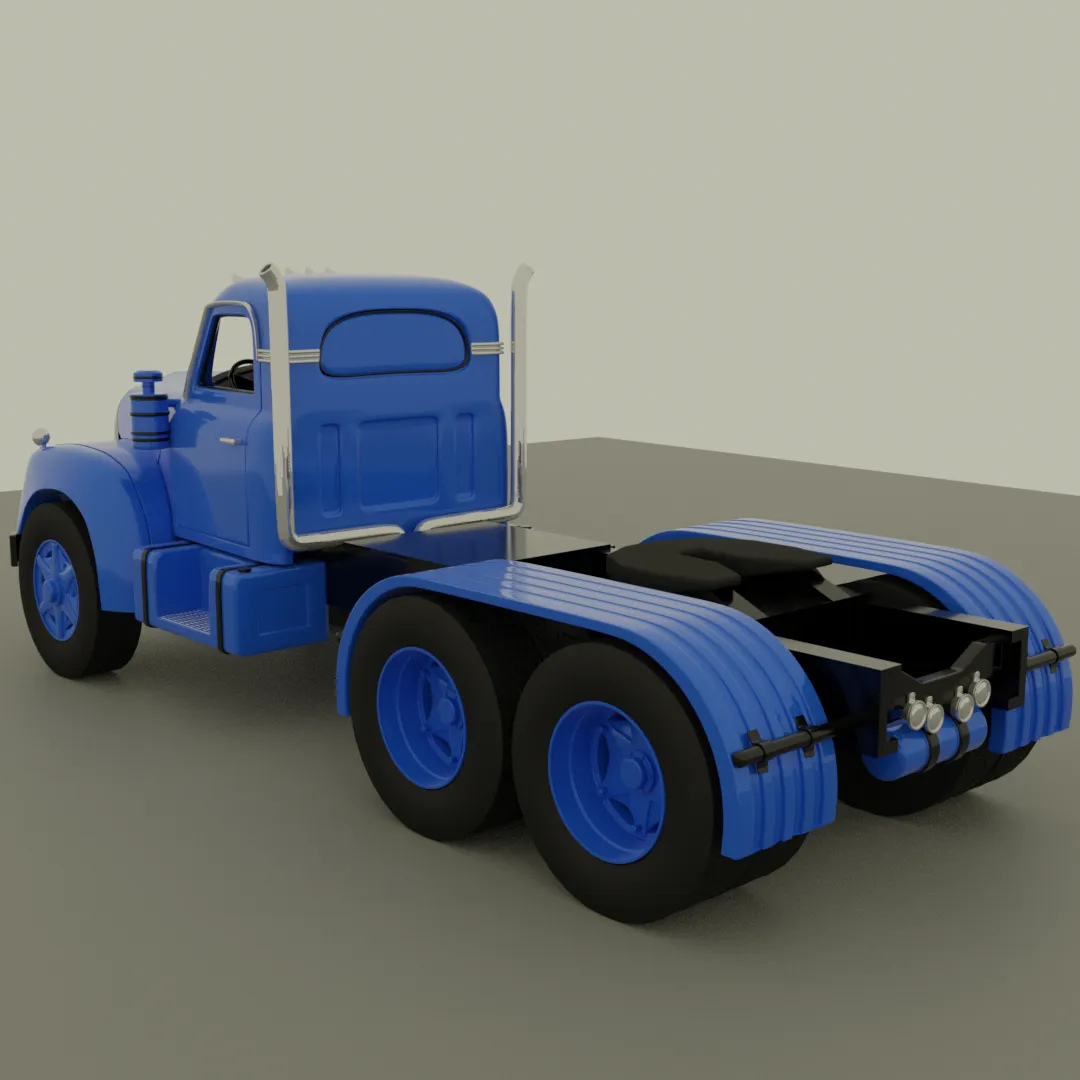 Vehicles & Machinery STL Download - Camión Mack B-61by 3D Minimal Studio