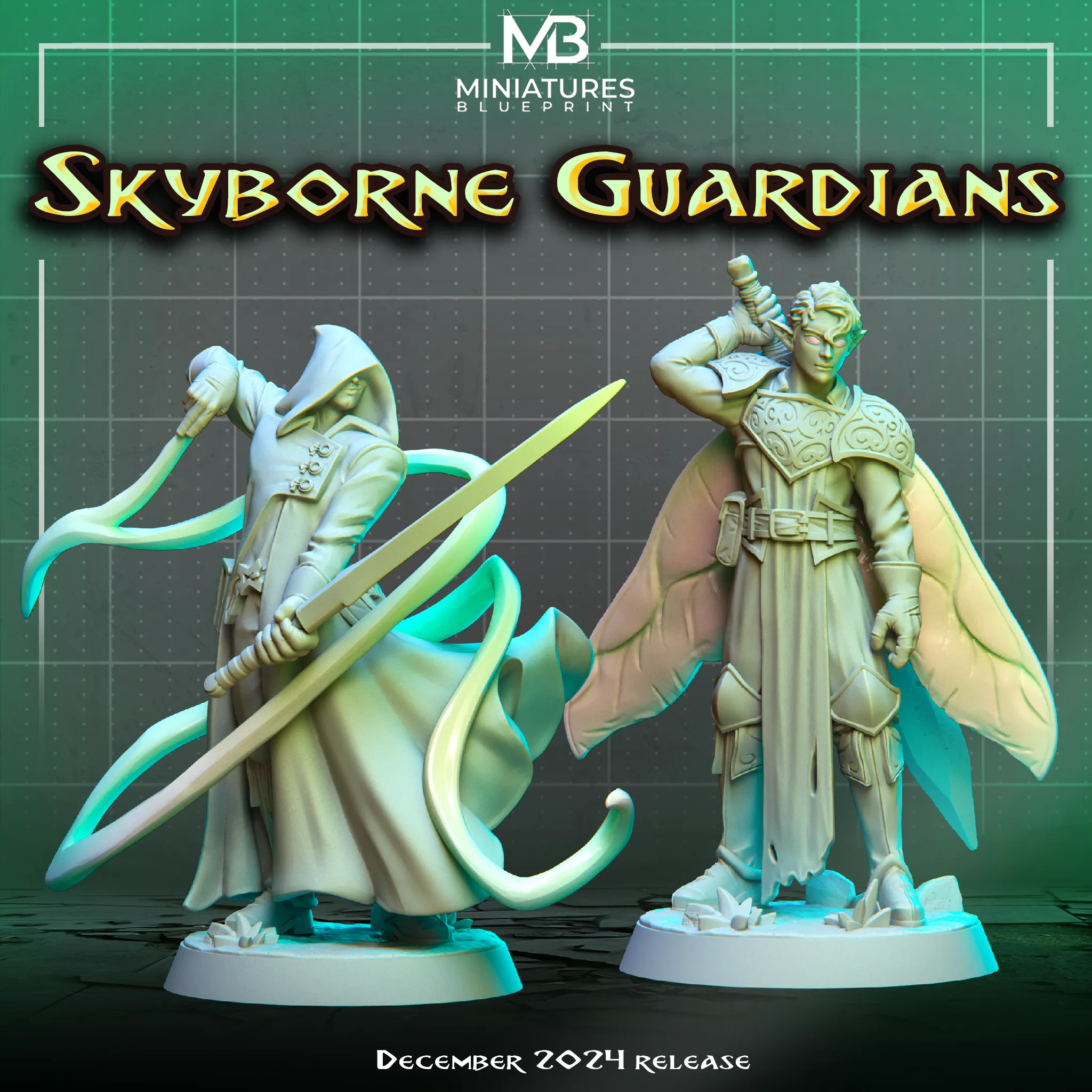 Characters & Creatures STL Download - Skyborne Guardians - PACKby ...