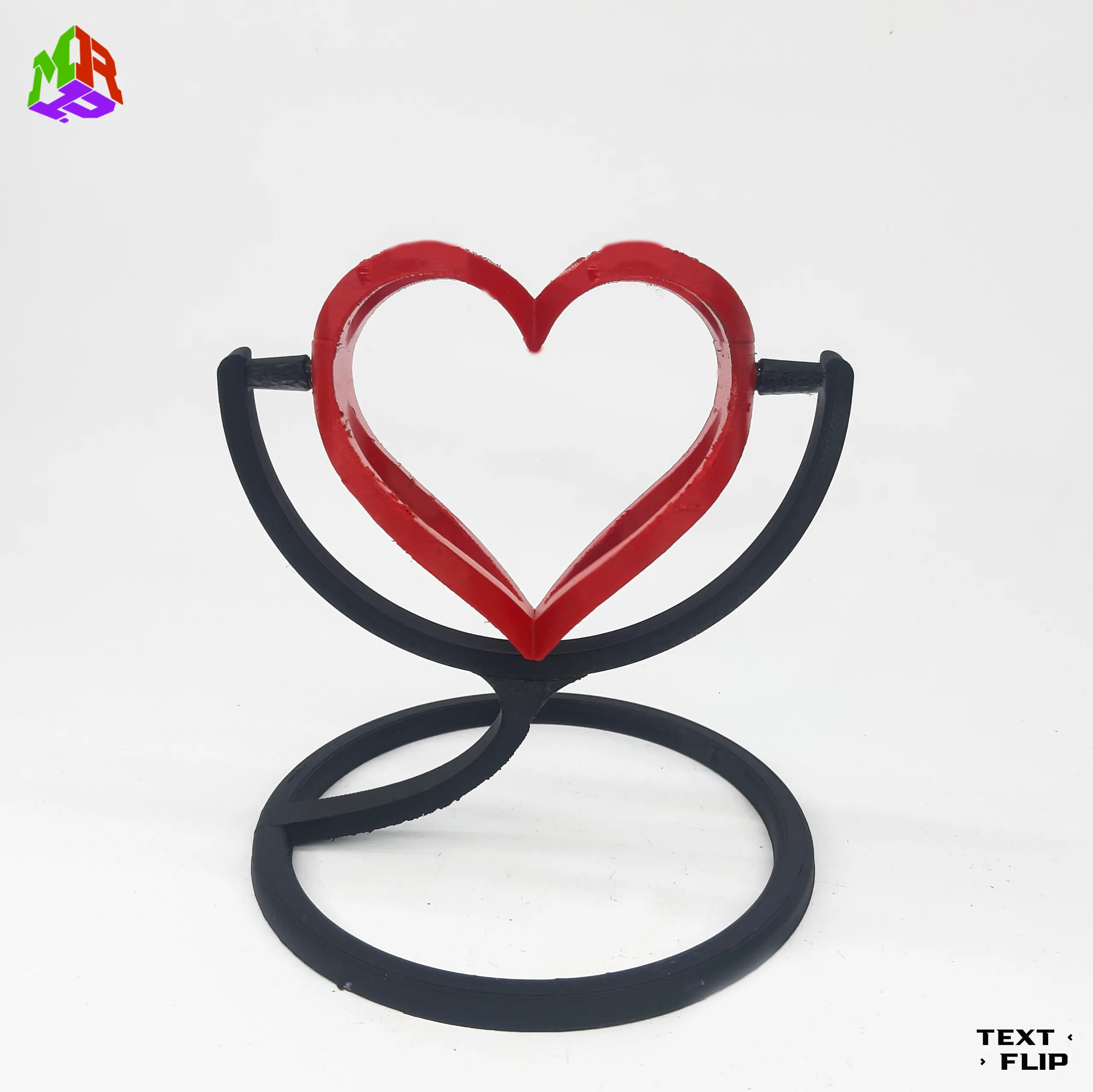 Sculptures & Artworks STL Download - Text Flip - Eternal Loveby Master ...