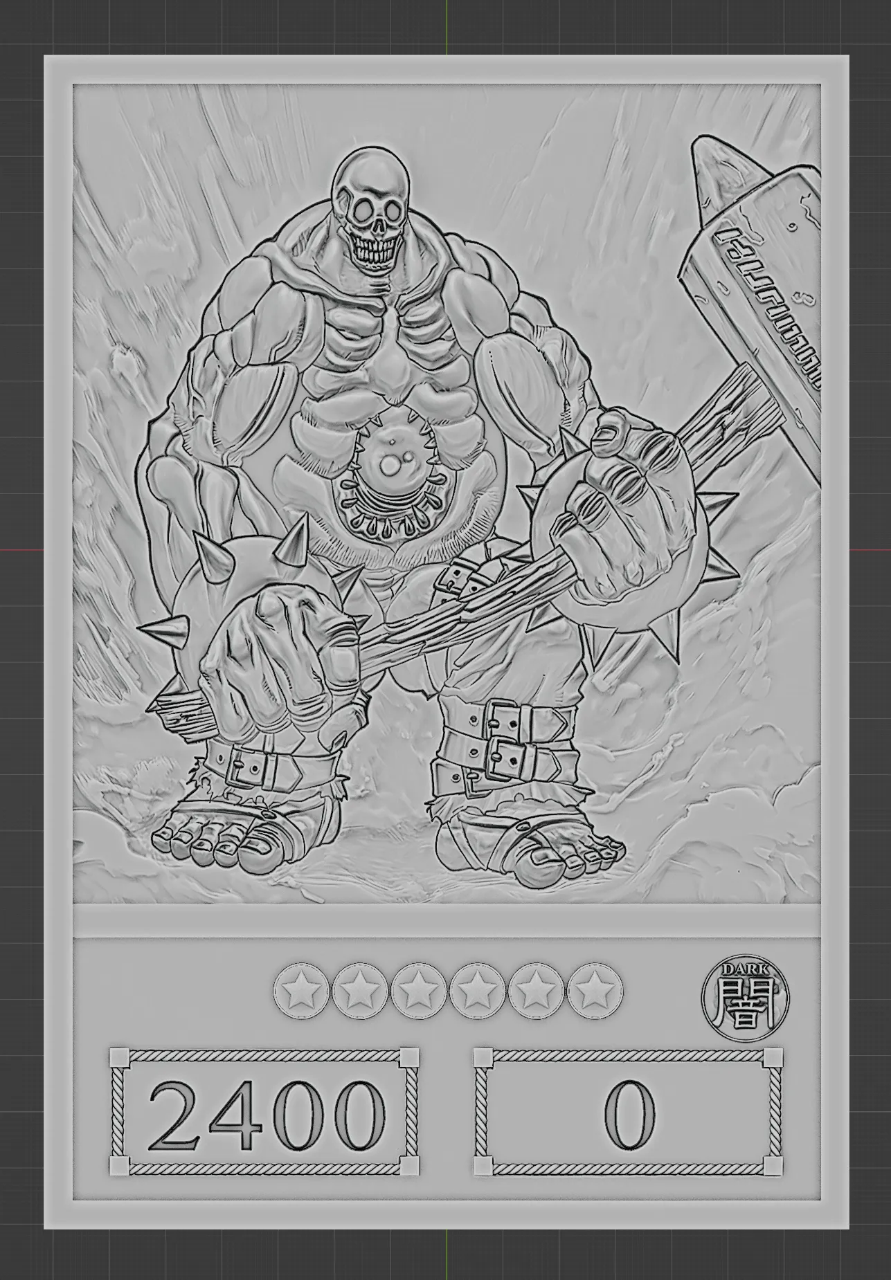 3D Printer Files | 3MF File | Inferno Hammer - yu-gi-oh! | Creality Cloud