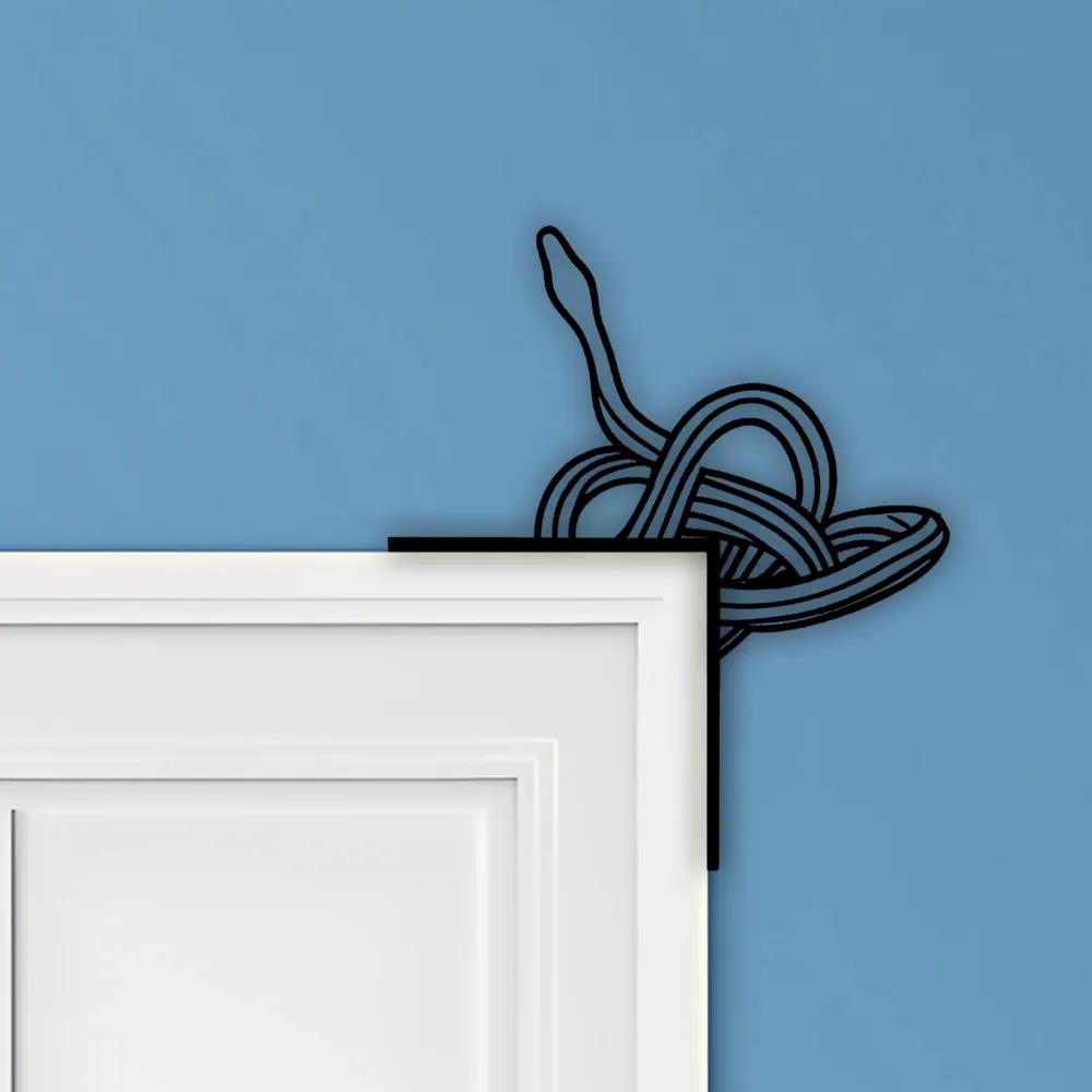 Home Decorations & Ornaments STL Download - Snake Door Corner Decorby OALPO