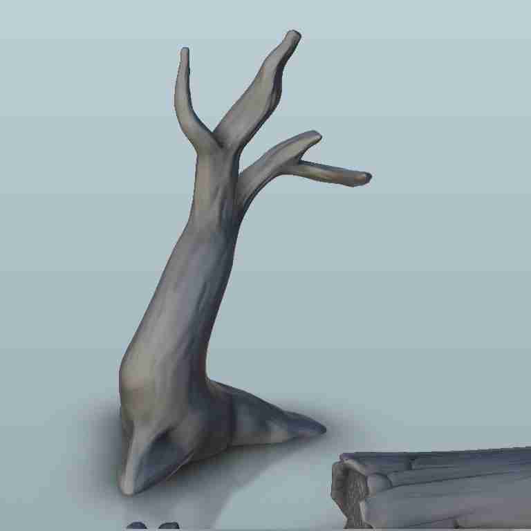 Dead tree and woods - miniatures warhammer terrain scenery t | 3D ...