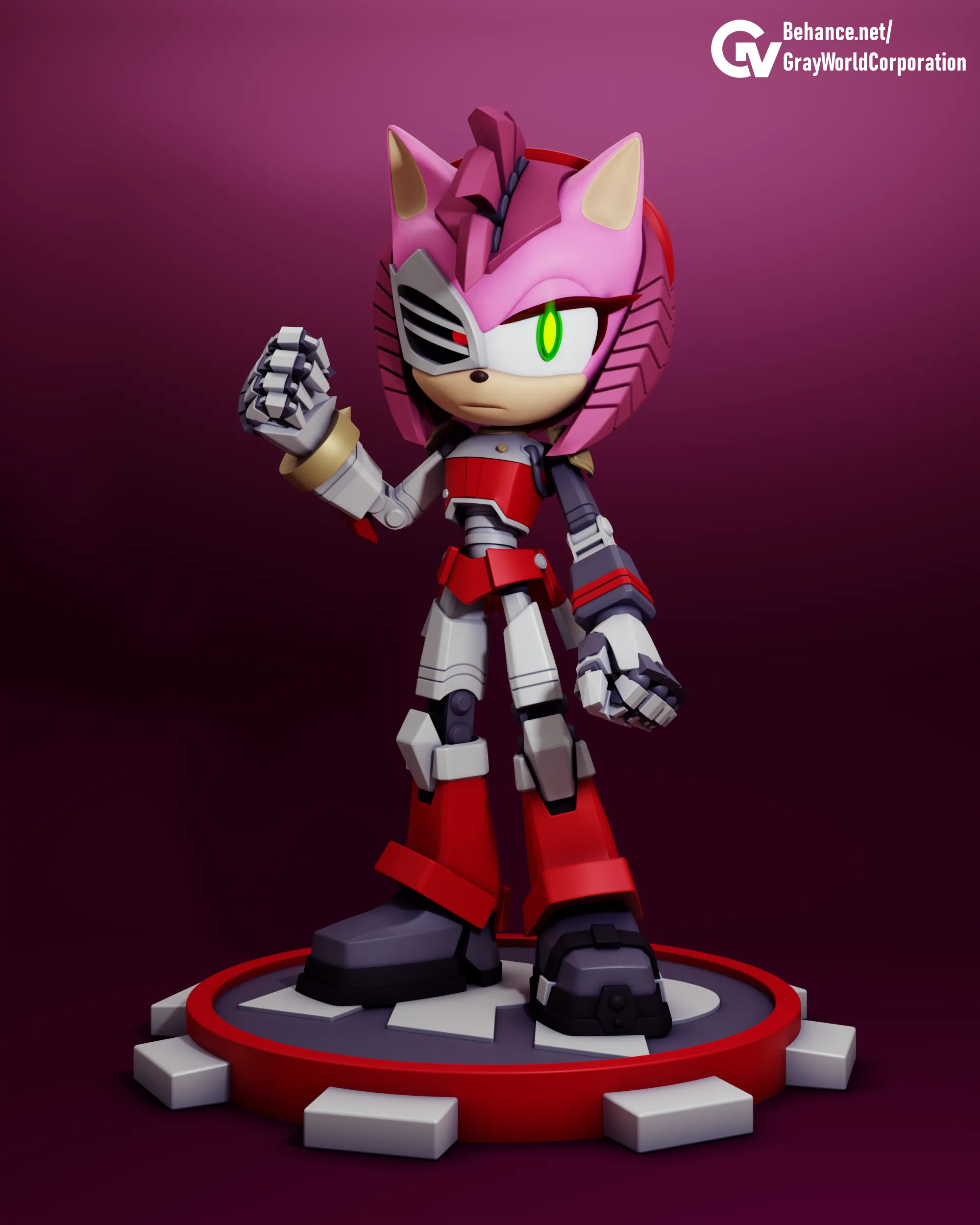 Rusty Rose | Sonic The Hedgehog | Download de modelos 3D | Creality Cloud