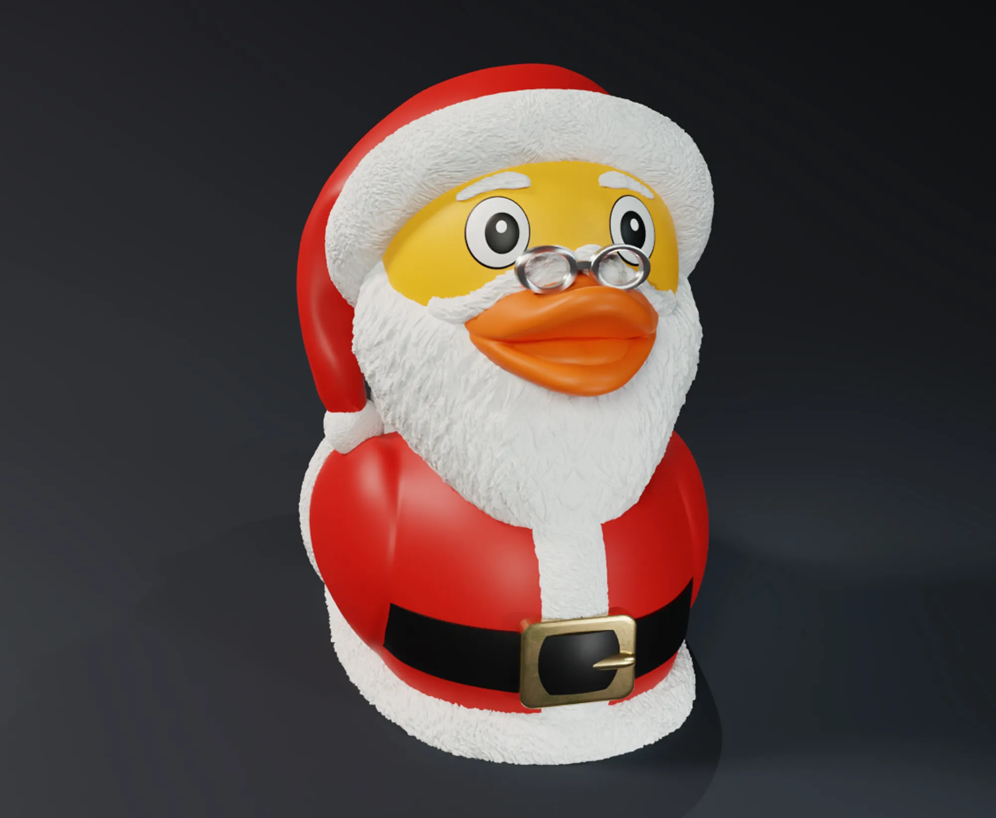 Other STL Download - Cute Santa Claus Rubber Duckby César_Cruz