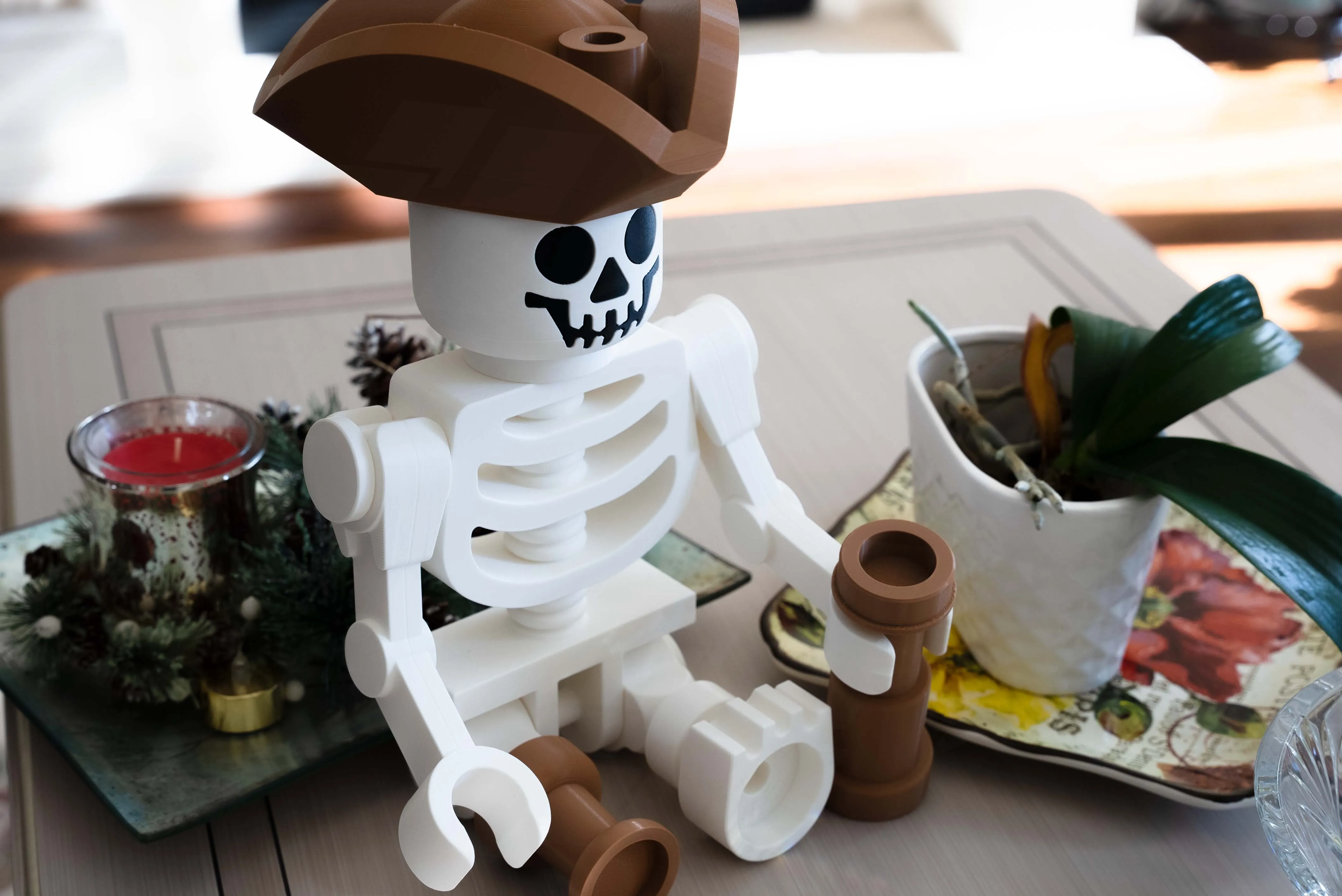 3D Printer Files | 3MF File | Skeleton Pirate Giant Minifigure (16 ...