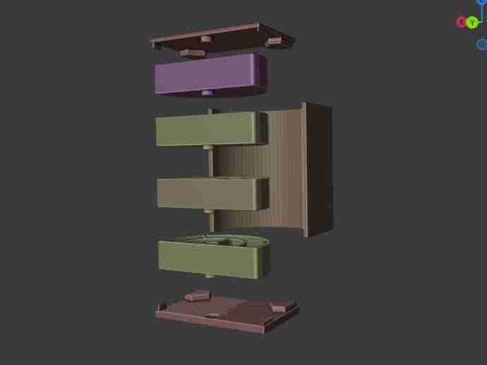 Mini Storage Box with Rotary Drawer | 3D models download | Creality Cloud