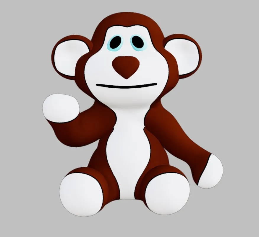Fichier pour Imprimante 3D | Fichier 3MF | Monkey Toy | Creality Cloud