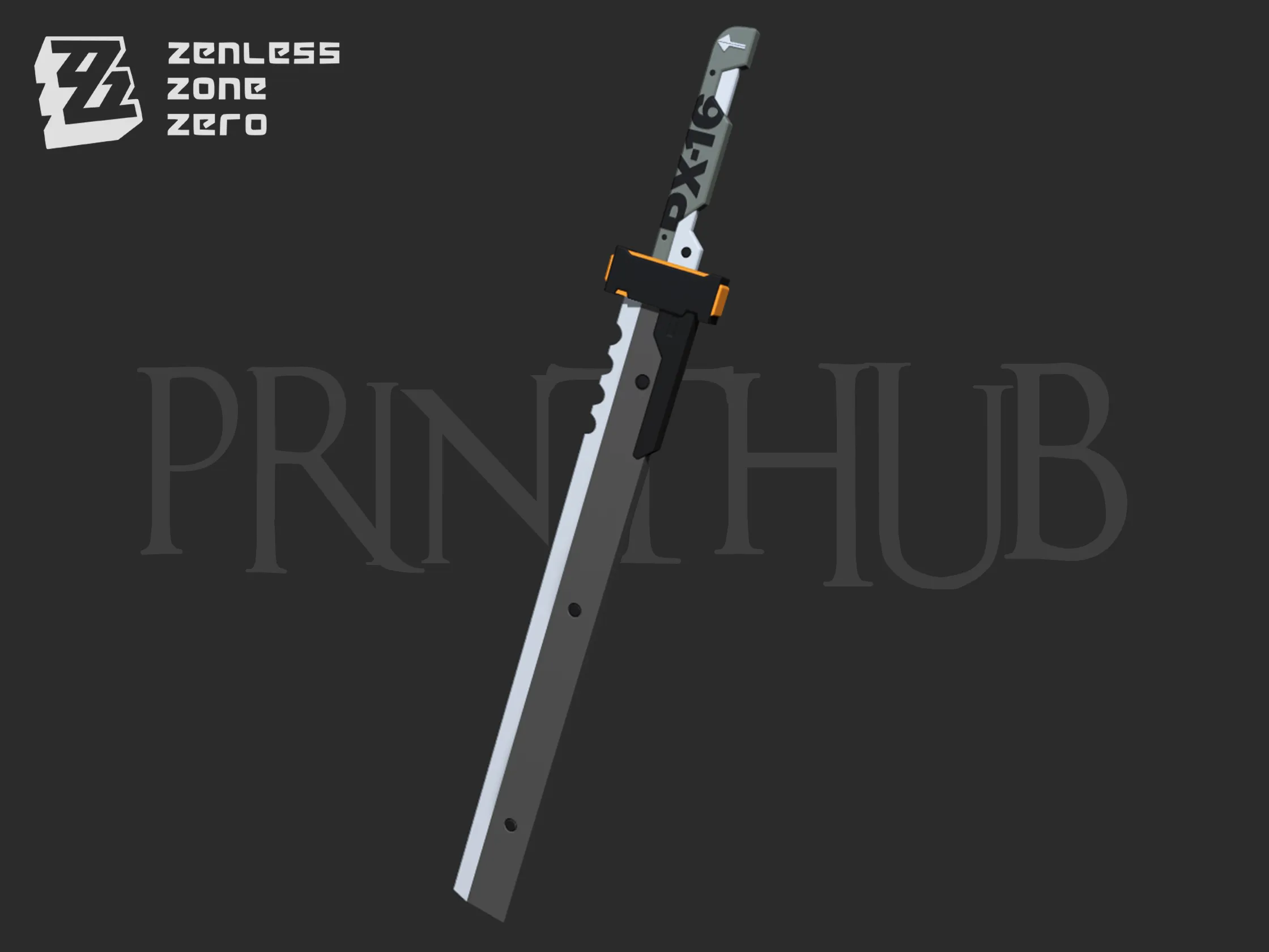 Cosplay STL Download - Zenless Zone Zero Soldier 11 Sword for cosplayby ...