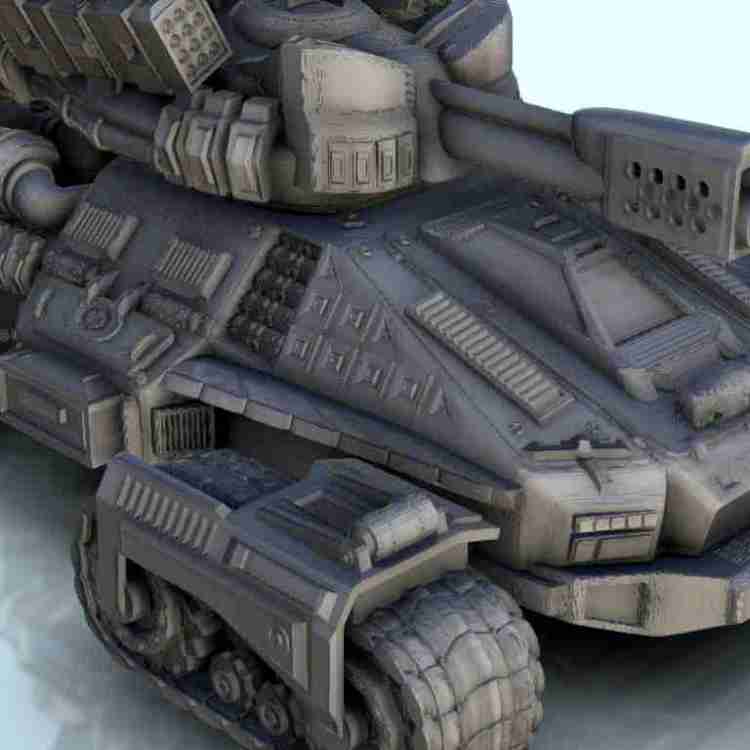 Tracked SF tank 29 - sci-fi science fiction future 40k legio