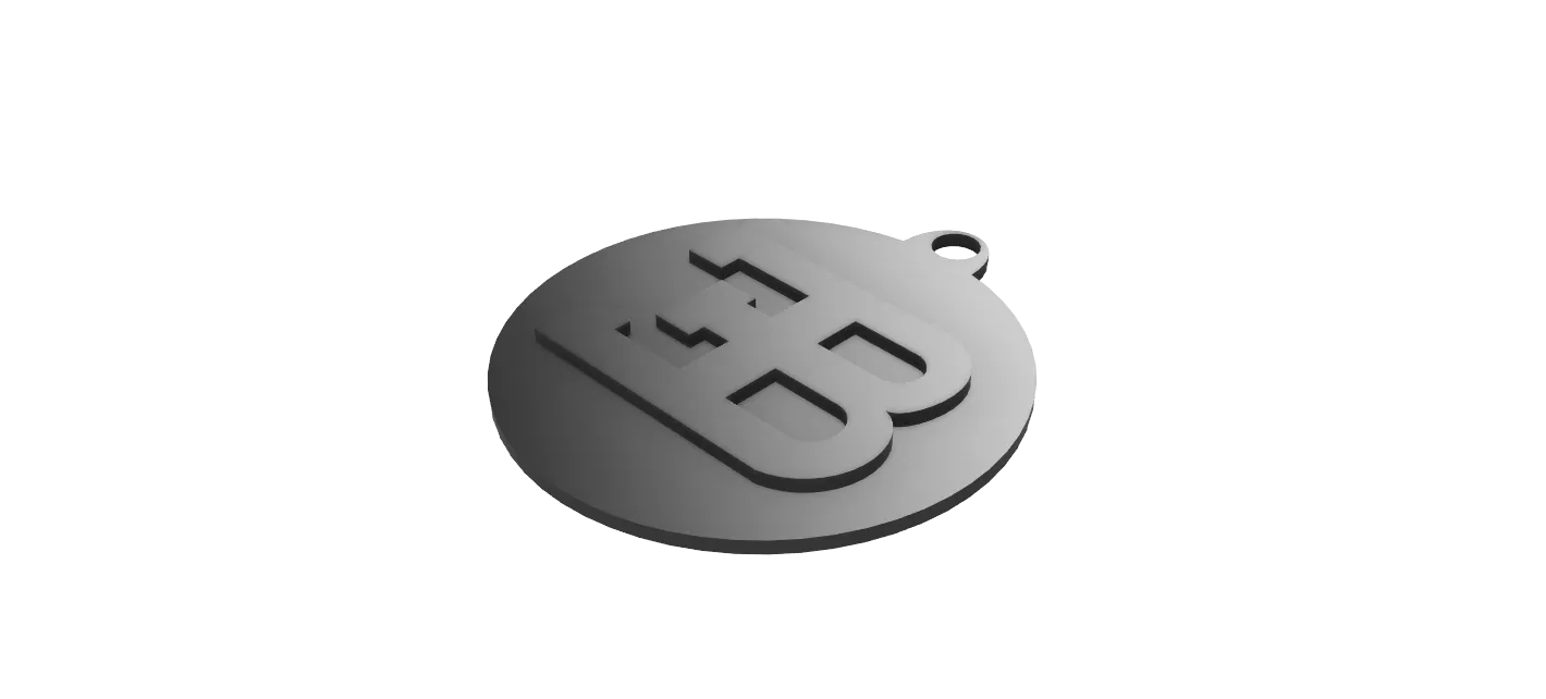 Jewelry & Accessories STL Download - Bugatti logo & writing keychainby ...