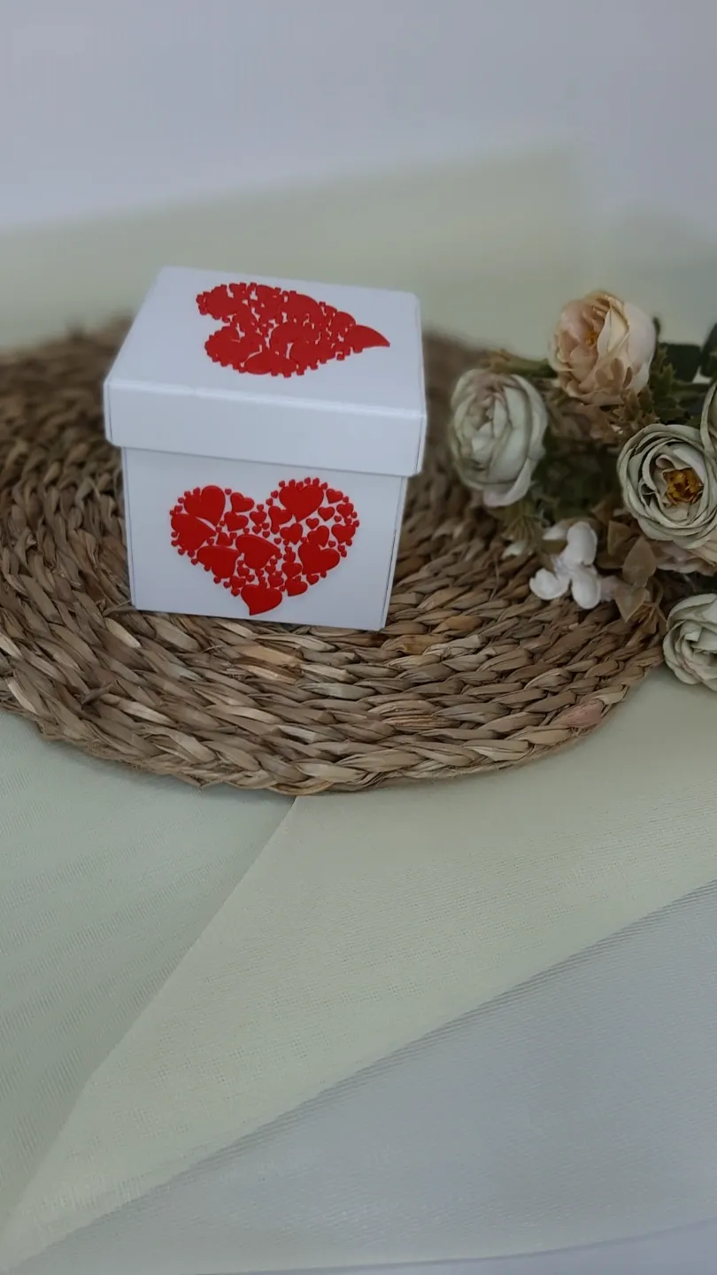 3D Printer Files | 3MF File | Foldable heart box / Caja corazón ...