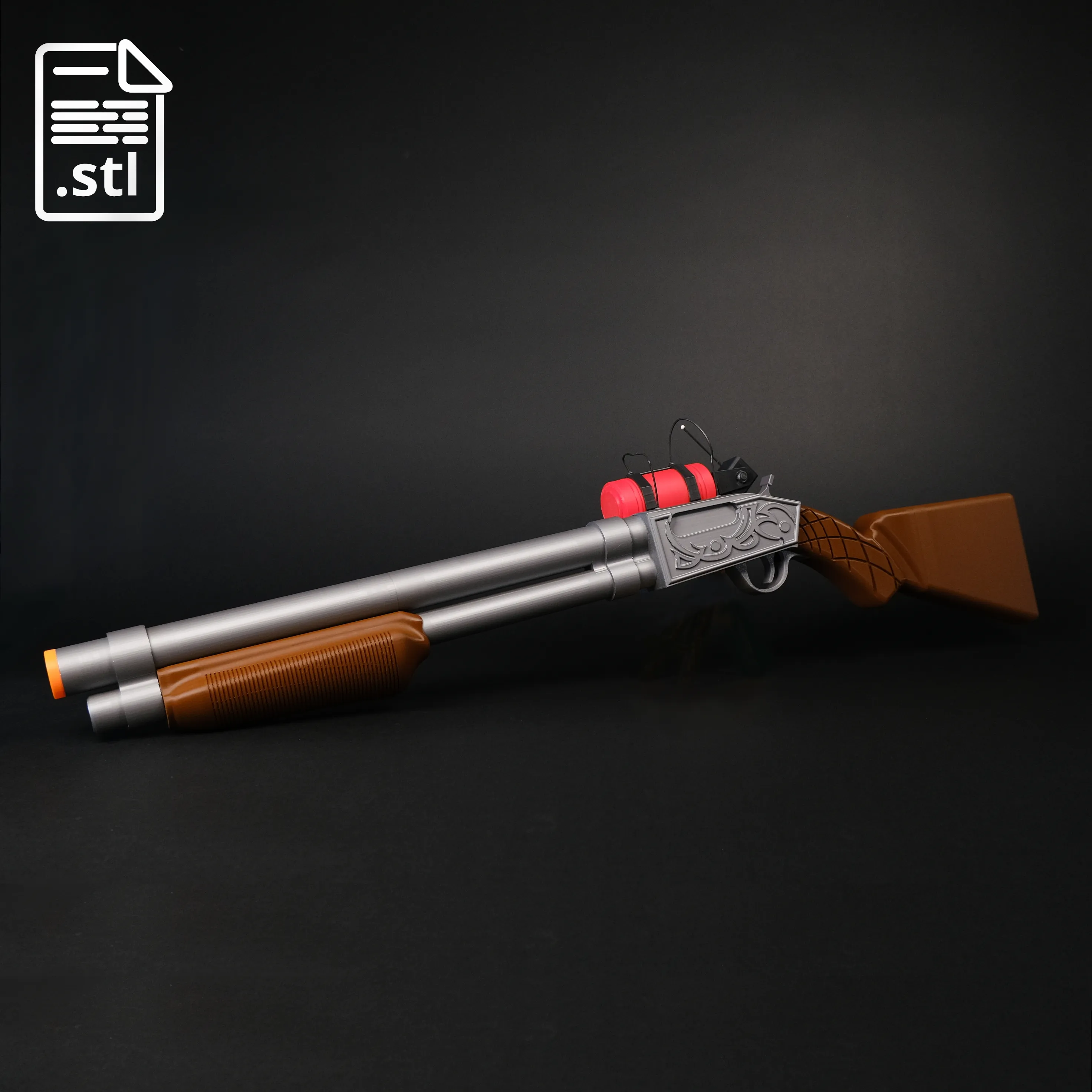 Cosplay STL Descarga - Team Fortress 2 Frontier Justice - Archivo STL ...