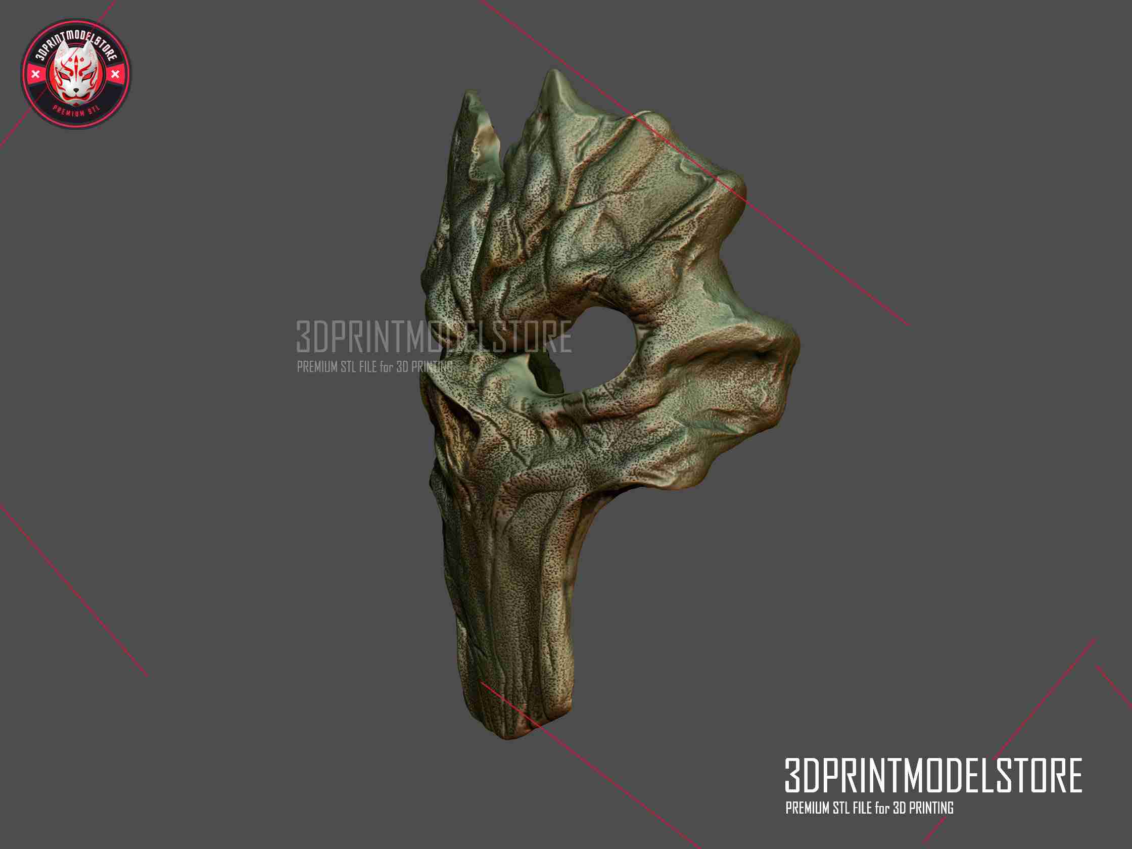 Darksiders Death Mask Cosplay Halloween Costume | 3D models download ...