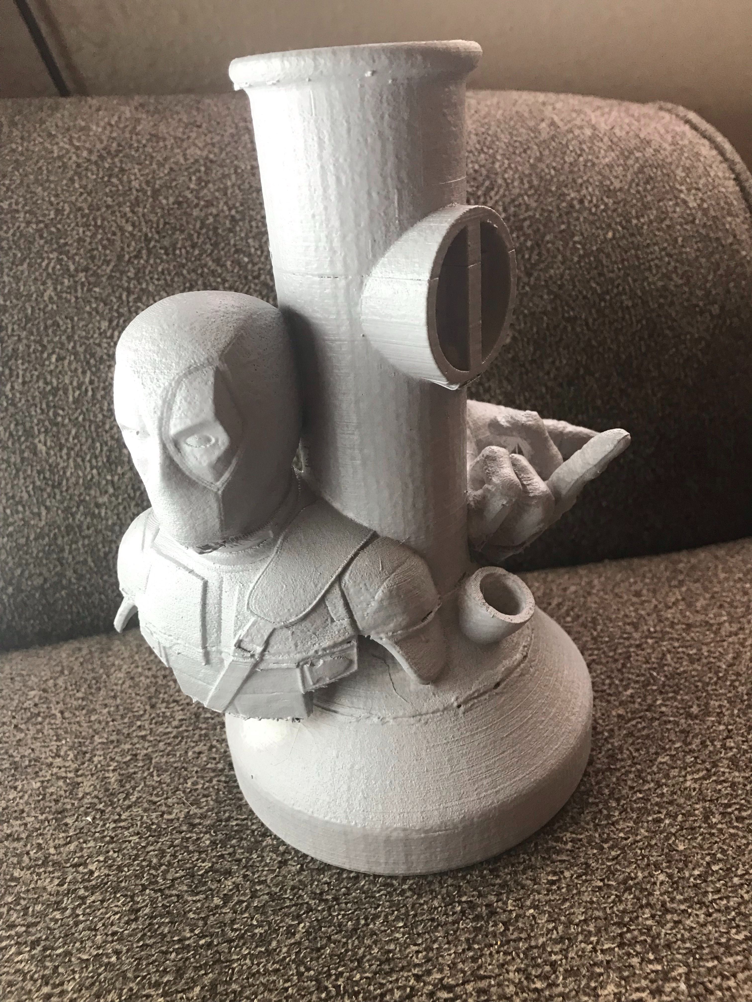 FU DEAD POOL BONG | 3D models download | Creality Cloud