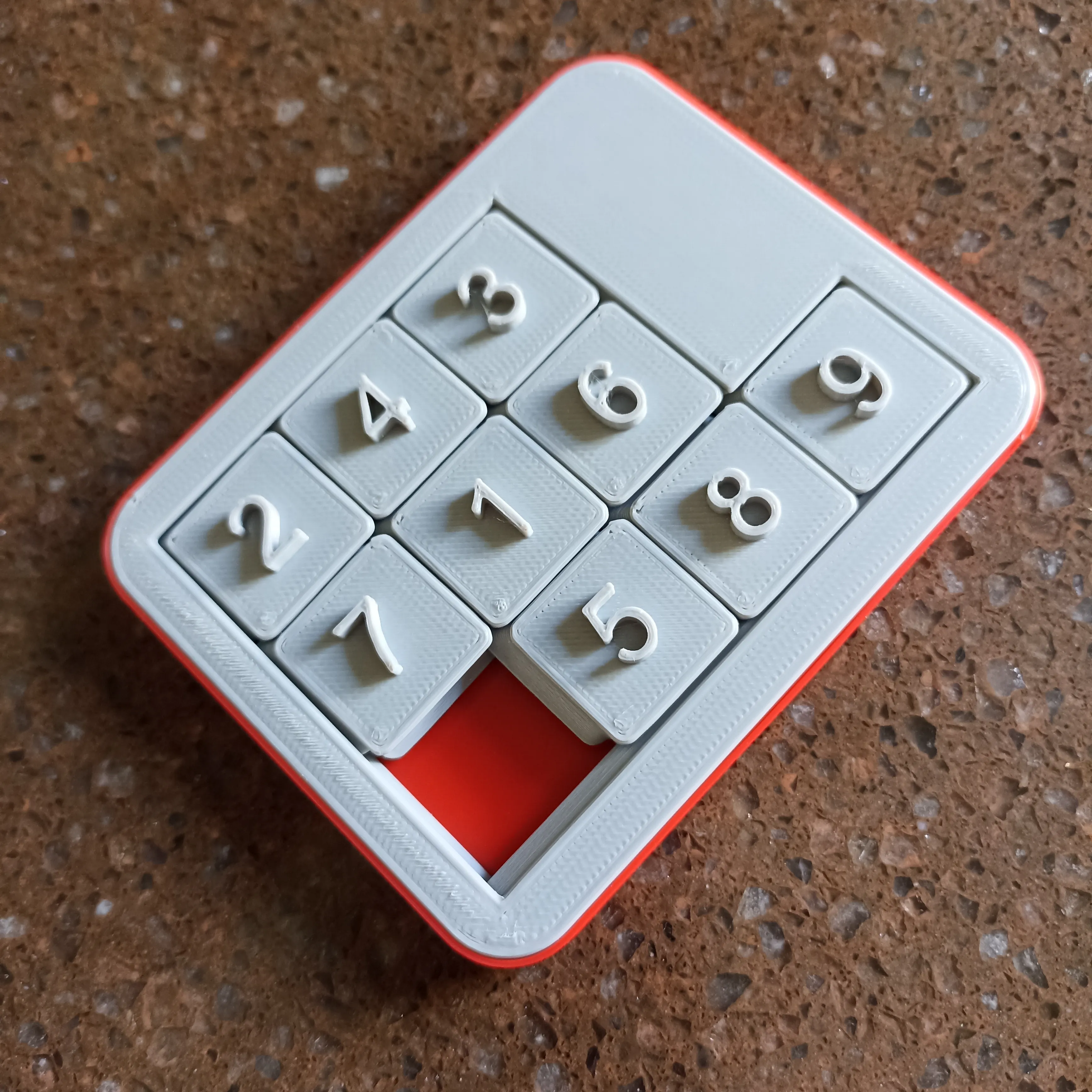 3D Printer Files | 3MF File | cool fidget toy puzzle 9 sliding pieces print in place | Creality ...