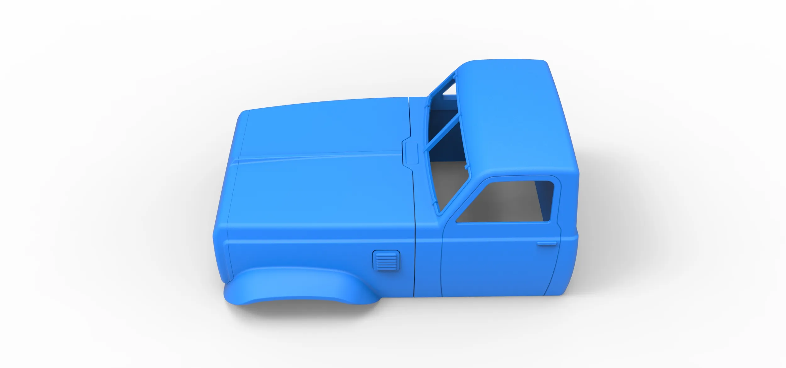 Vehicles & Machinery STL Descarga - Cab of Vintage GATR Racing Semi ...