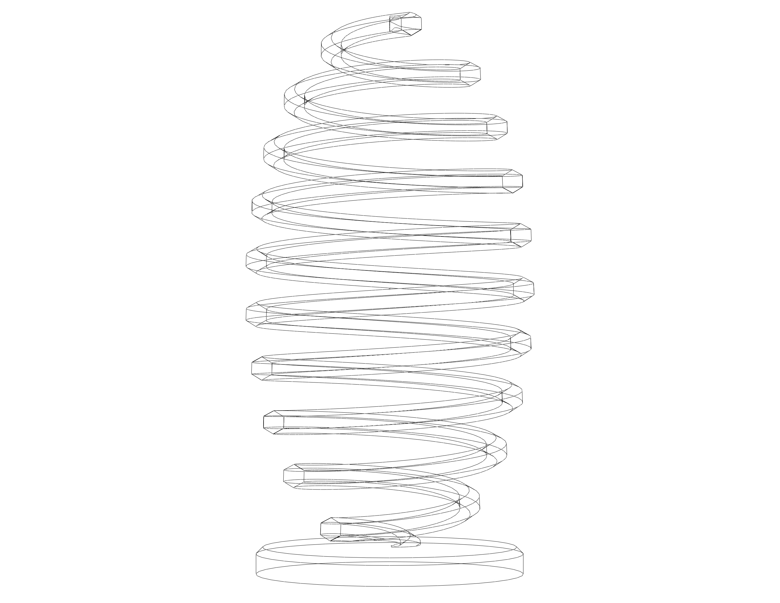 Hexagon Geometric Spring Art | 3D models download | Creality Cloud