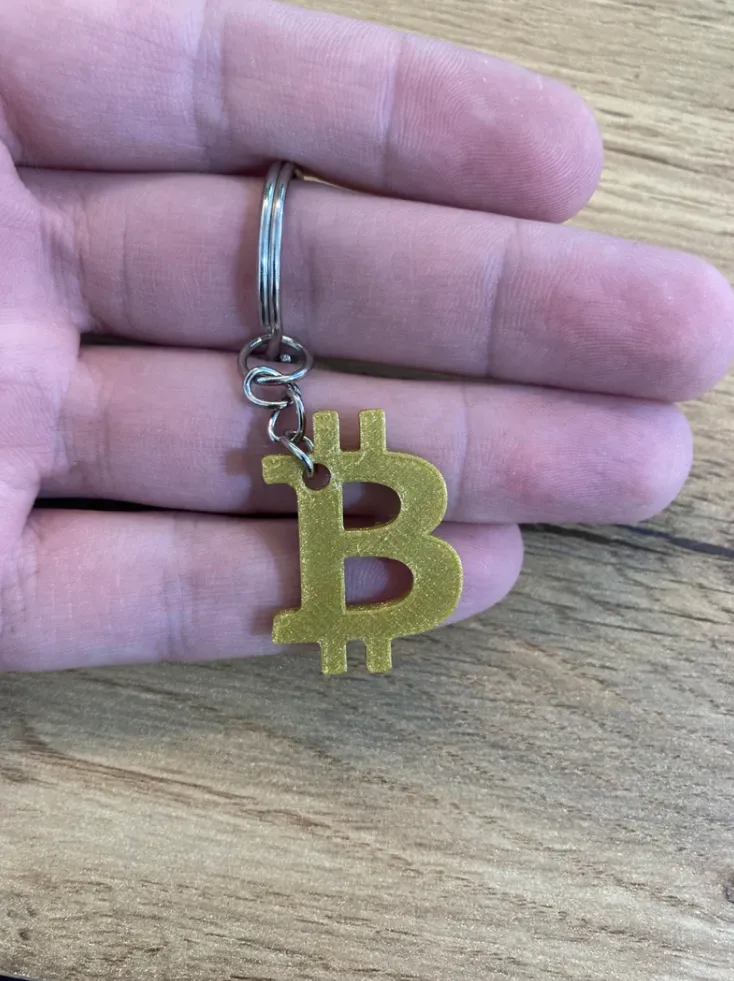 keychain coin bitcoin crypto | 3D models download | Creality Cloud