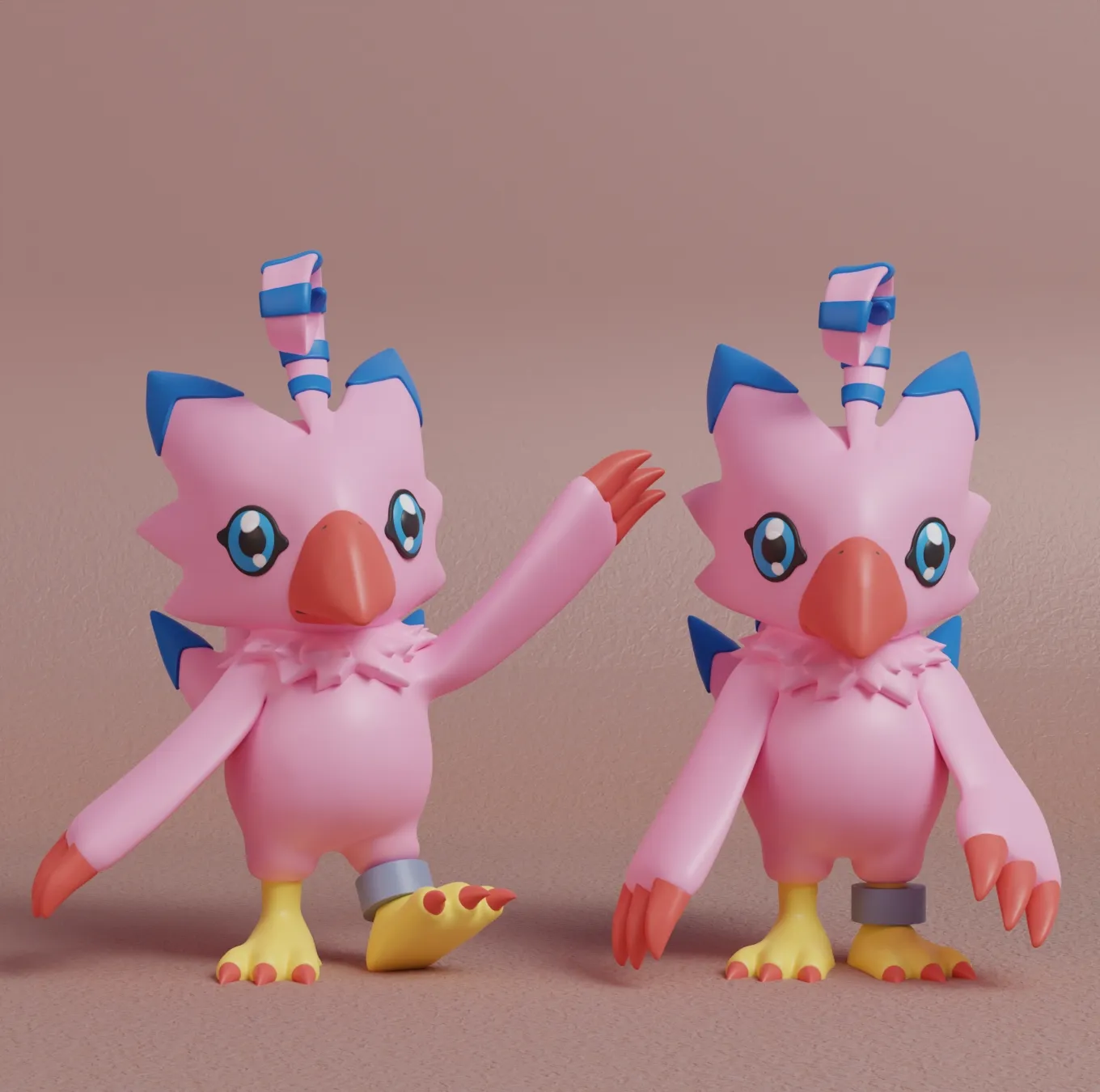 Characters & Creatures STL Download - Digimon - Piyomonby Fontoura3d